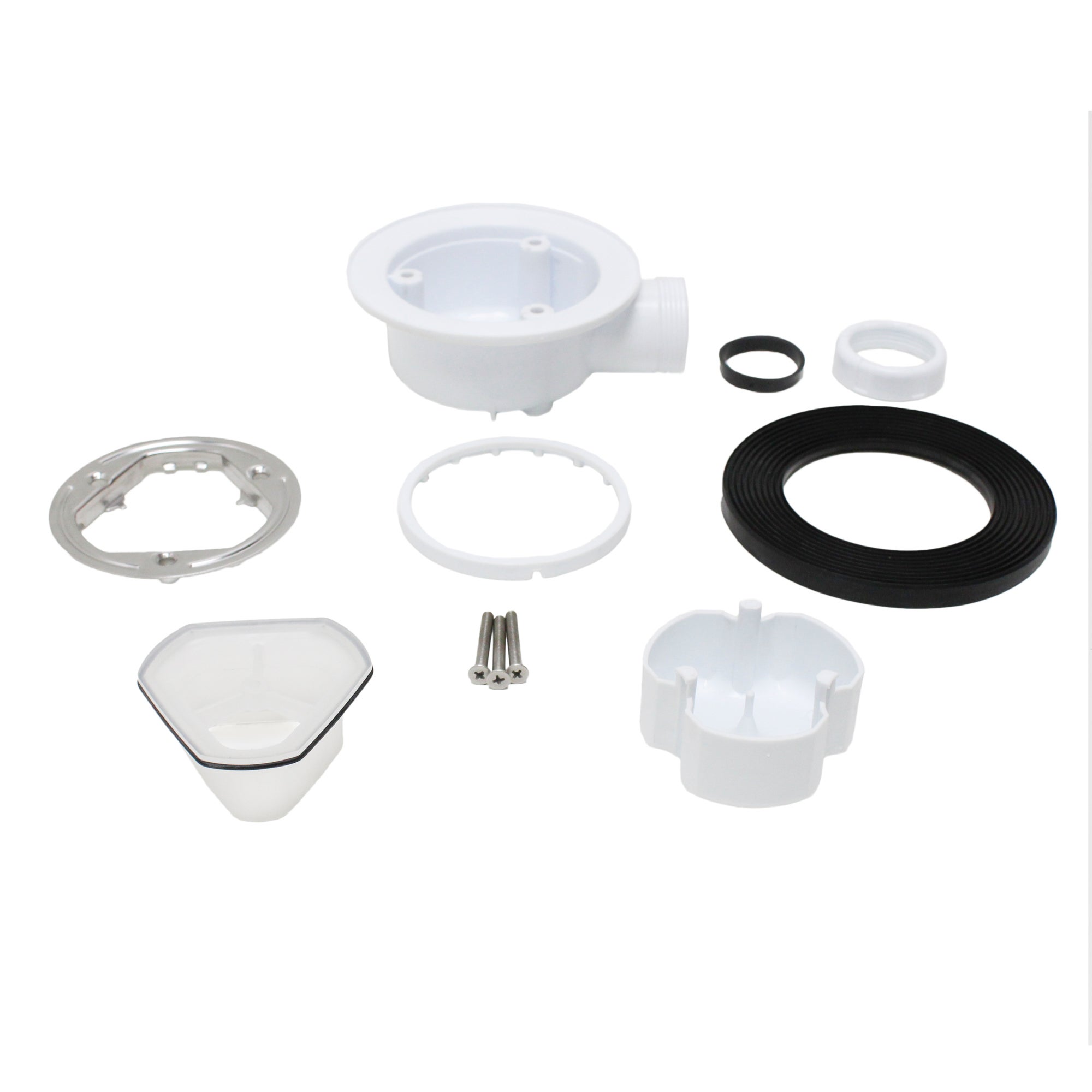 Siphon extra-plat, sortie horizontale, H.6 cm x l.14 cm | Leroy Merlin