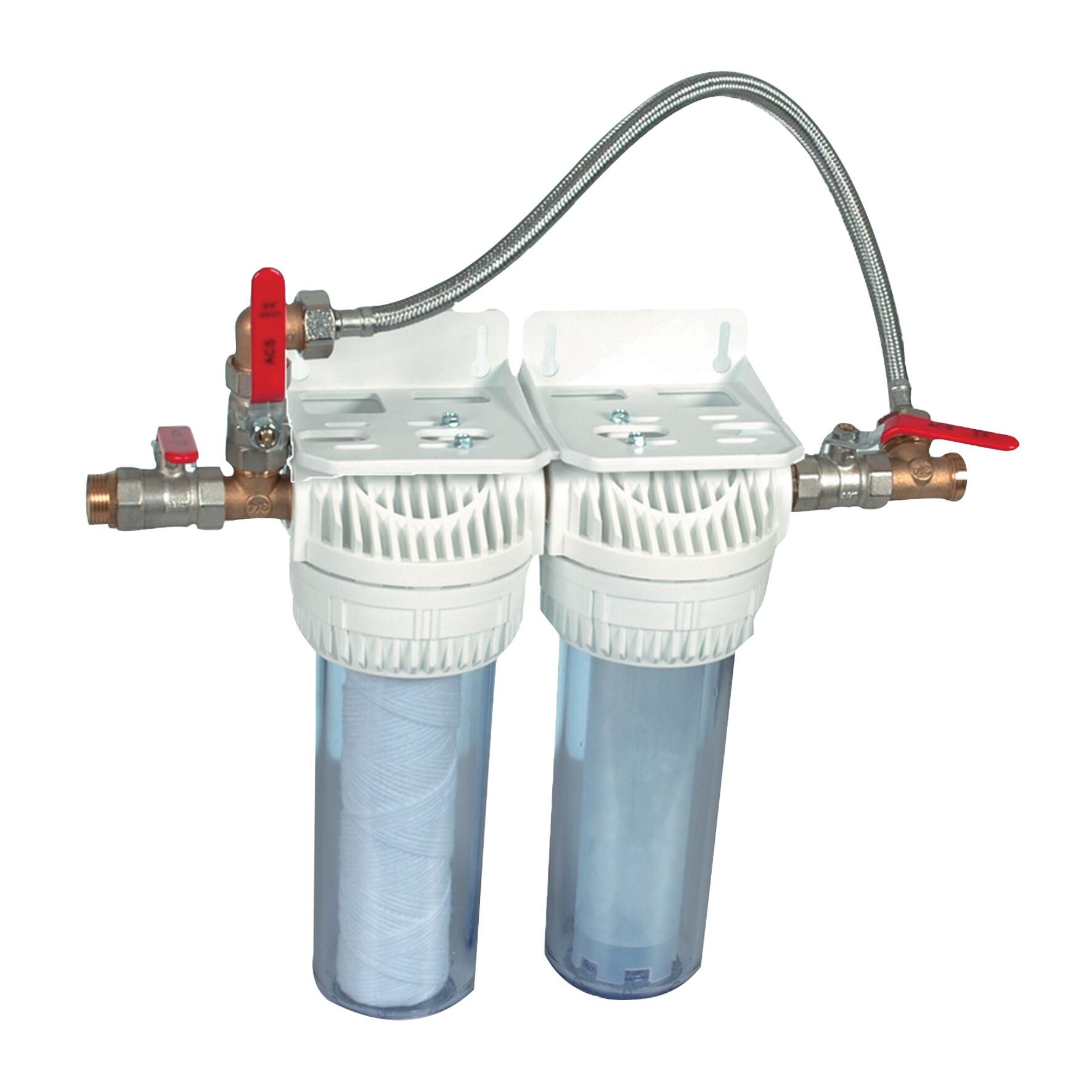 Stazione trattamento acqua doppio con Bypass AQUAWATER ONE-PHOS F3/4 6 ...