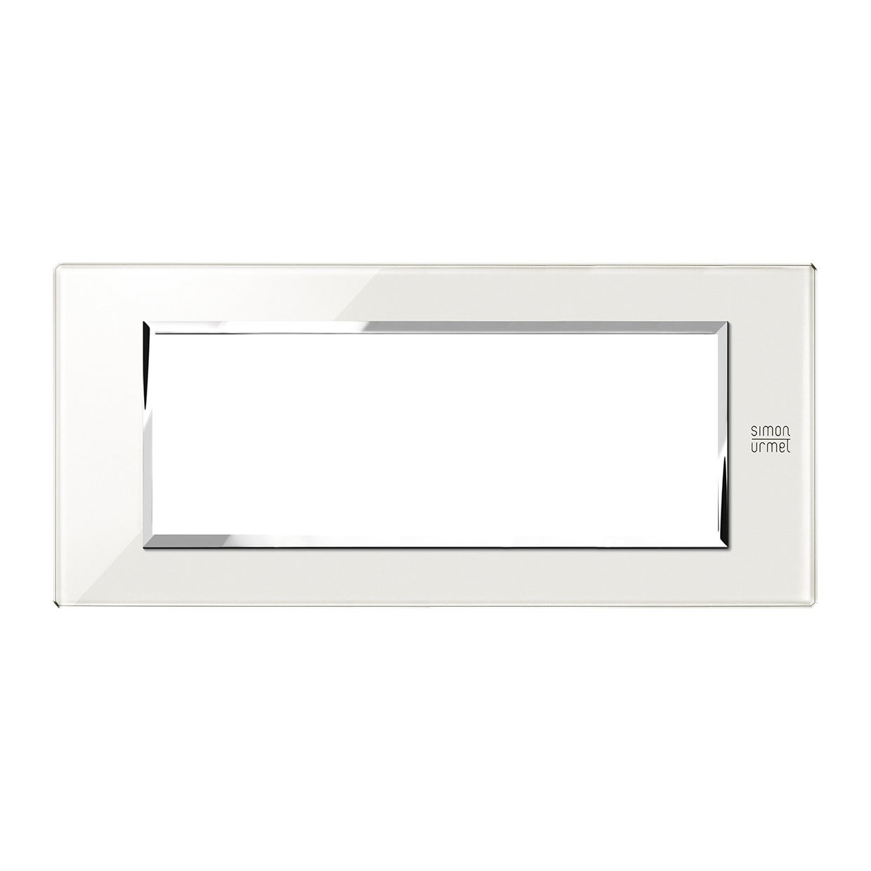 Placca 6 moduli serie Nea Expì SIMON URMET bianco neve | Leroy Merlin
