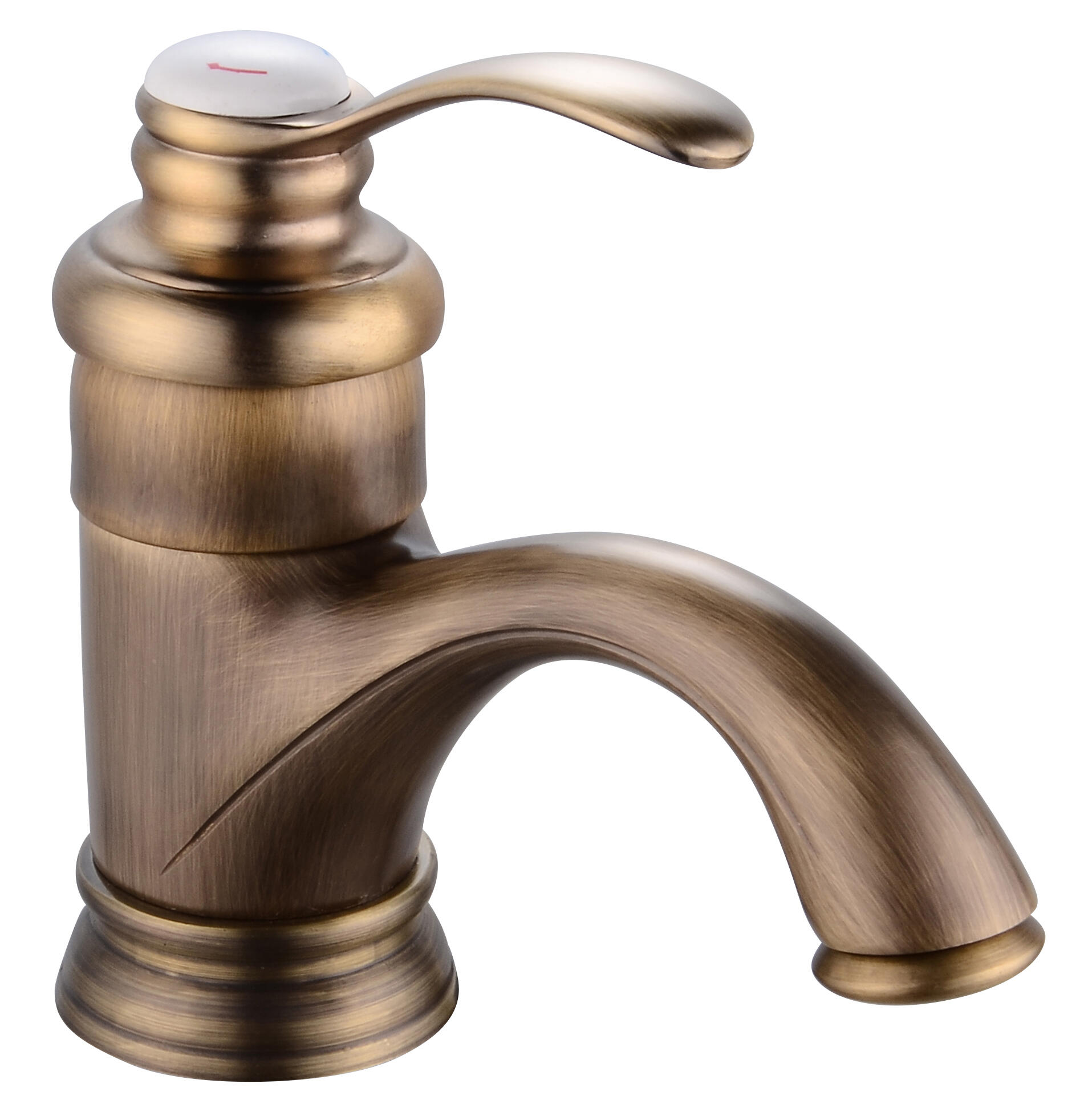 Robinet de lavabo bronze S Byron EDOUARD ROUSSEAU | Leroy Merlin