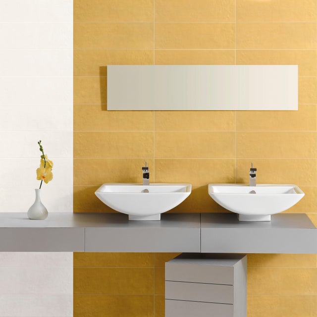 Carrelage mural jaune impérial au meilleur prix | Leroy Merlin