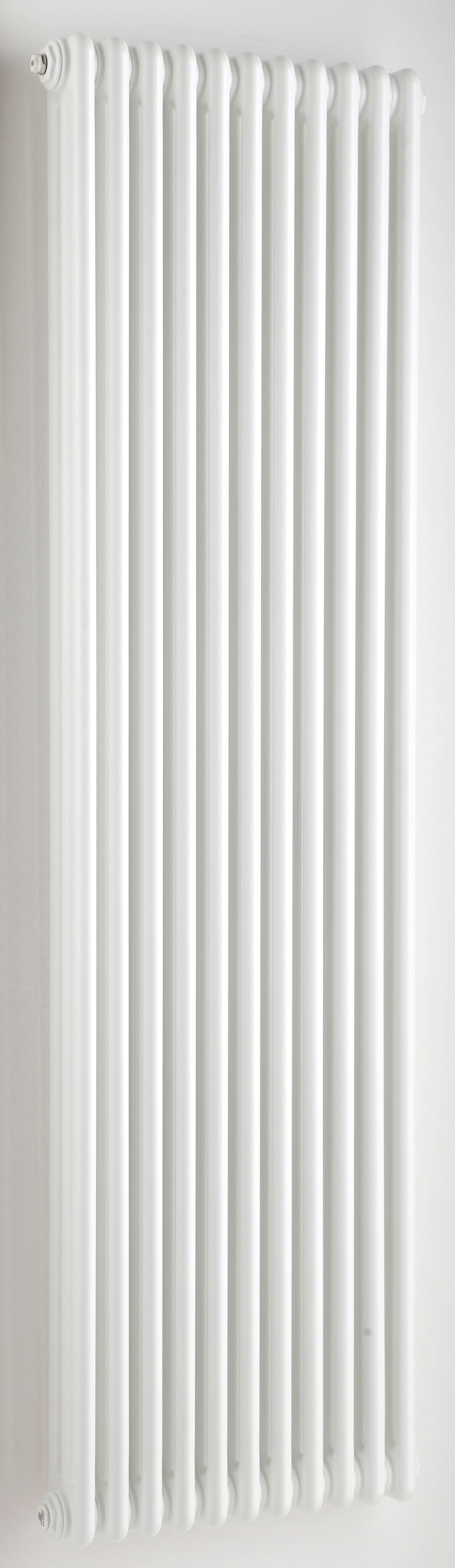 Radiateur eau chaude vertical 1858W, l.49.5xH.180cm blanc IRSAP Tesi ...