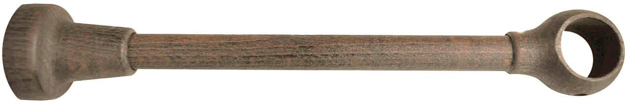 Support tringle à rideau Chic nature, 28 mm taupe patiné INSPIRE | Leroy Merlin