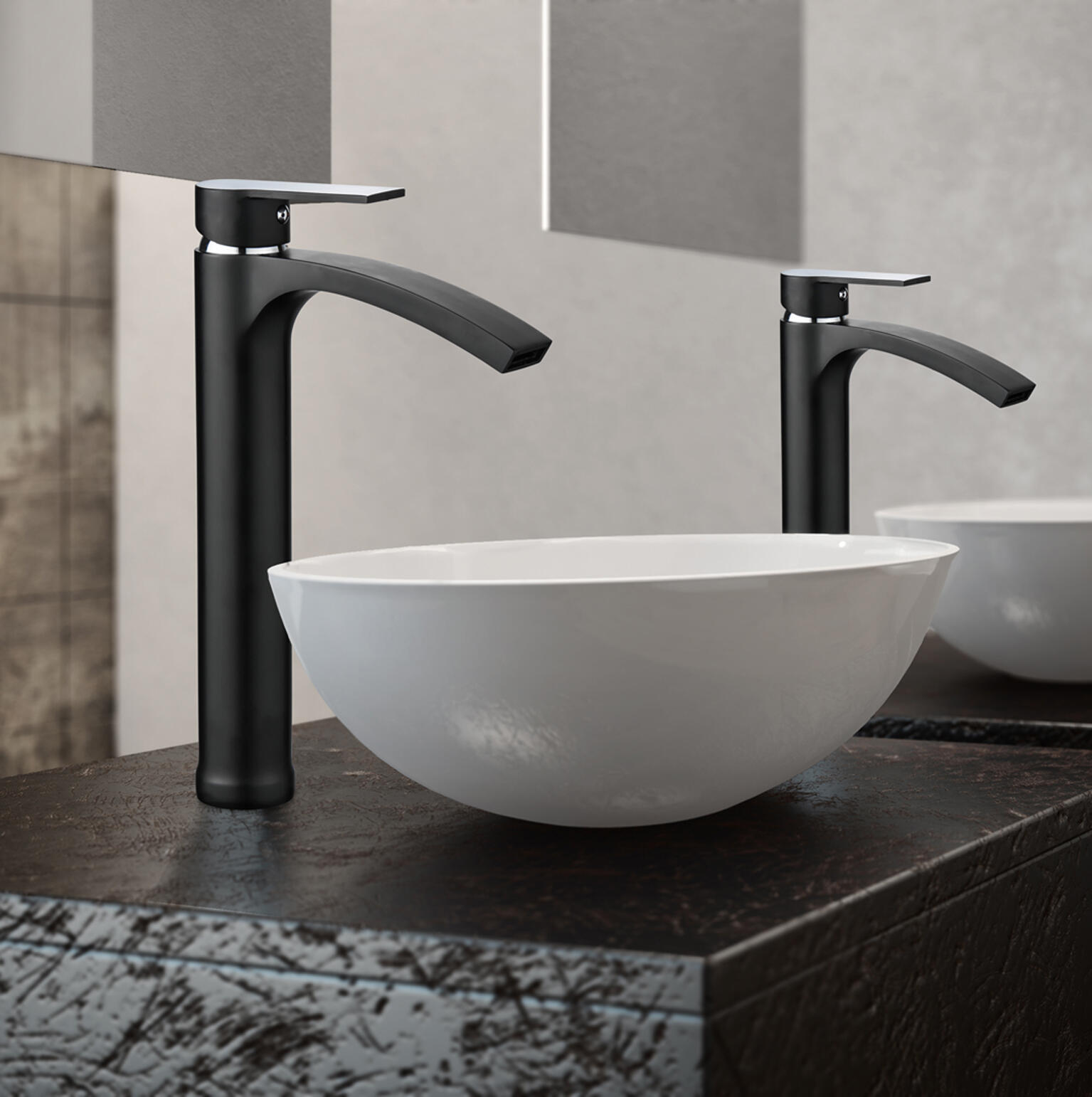 Des mitigeurs noir mat, très design et très élégants | Leroy Merlin