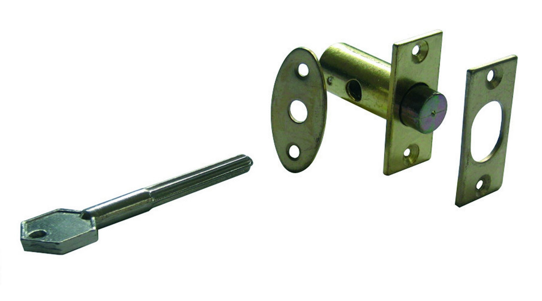 Verrou pour fenêtre à clé laitonné AFBAT | Leroy Merlin