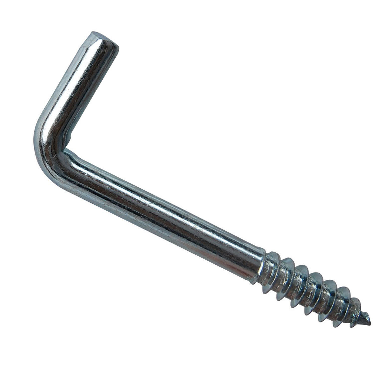 Crochet à vis en L acier STANDERS, Diam.6 x L.100 mm | Leroy Merlin