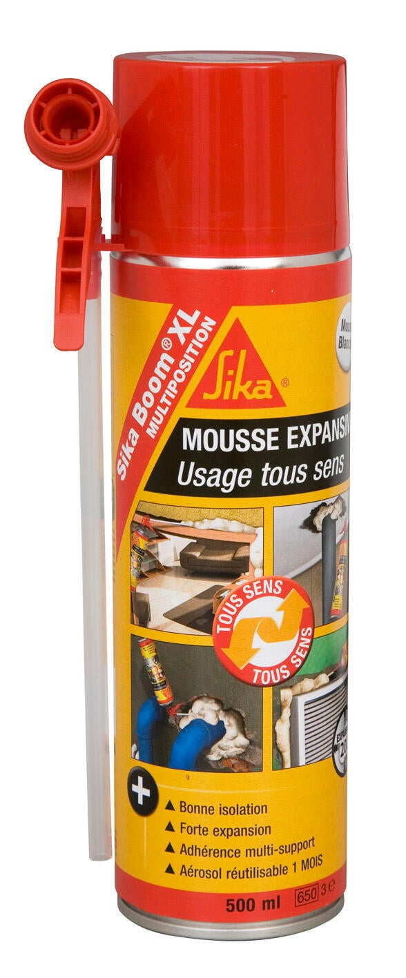Mousse expansive Sikaboom xl multiposition SIKA, 500 ml | Leroy Merlin