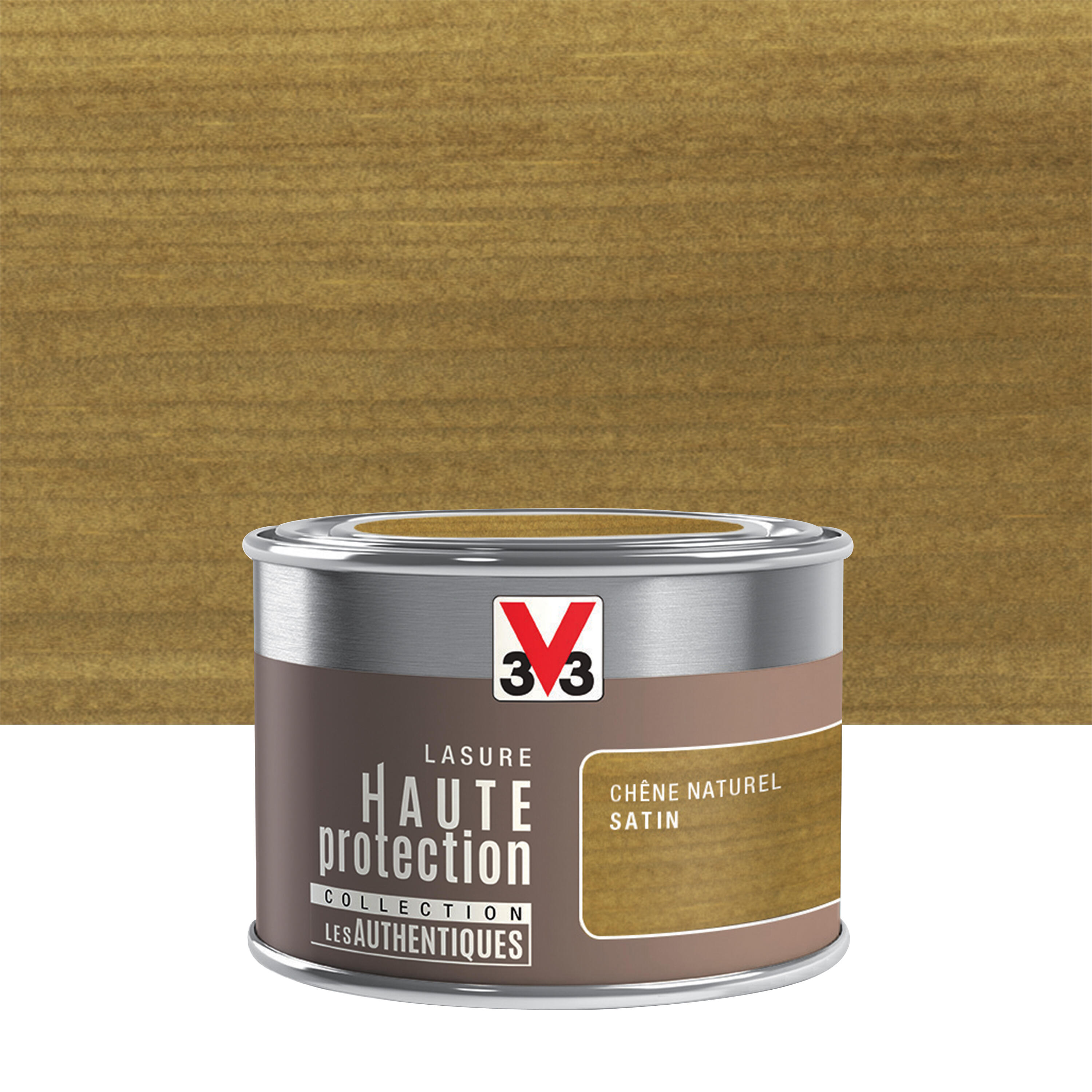 Lasure V33 Hp les authentiques 8 ans chêne naturel satiné 0.125 l | Leroy Merlin