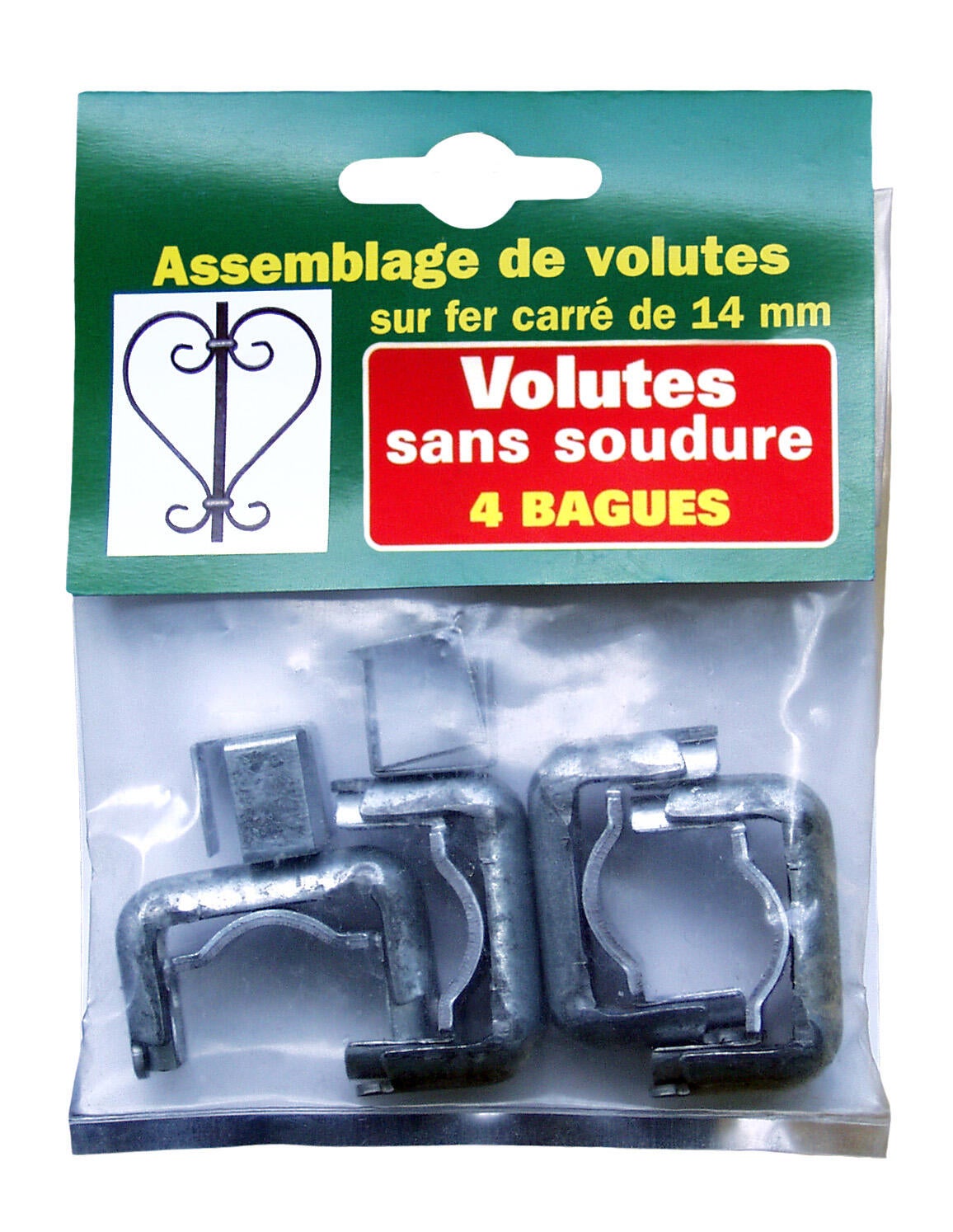 Clips de fixation à clipser à clipser Fer brut, 14X14 | Leroy Merlin