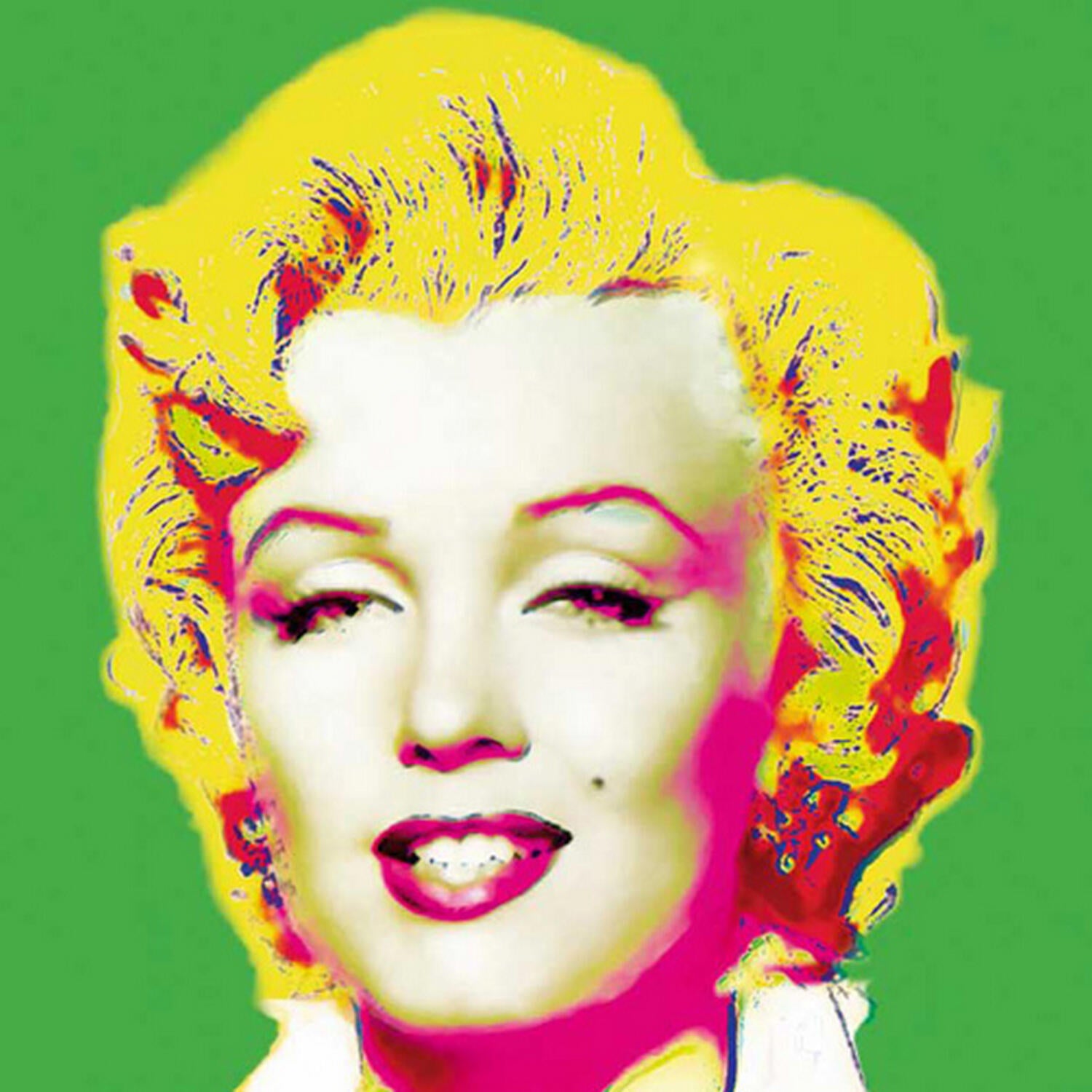 Affiche Marilyn couleur, vert l.30 x H.30 cm | Leroy Merlin