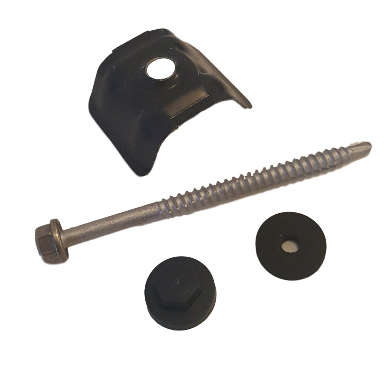 50 kits fixation plaque acier bleu 6,3X100, 10cm | Leroy Merlin