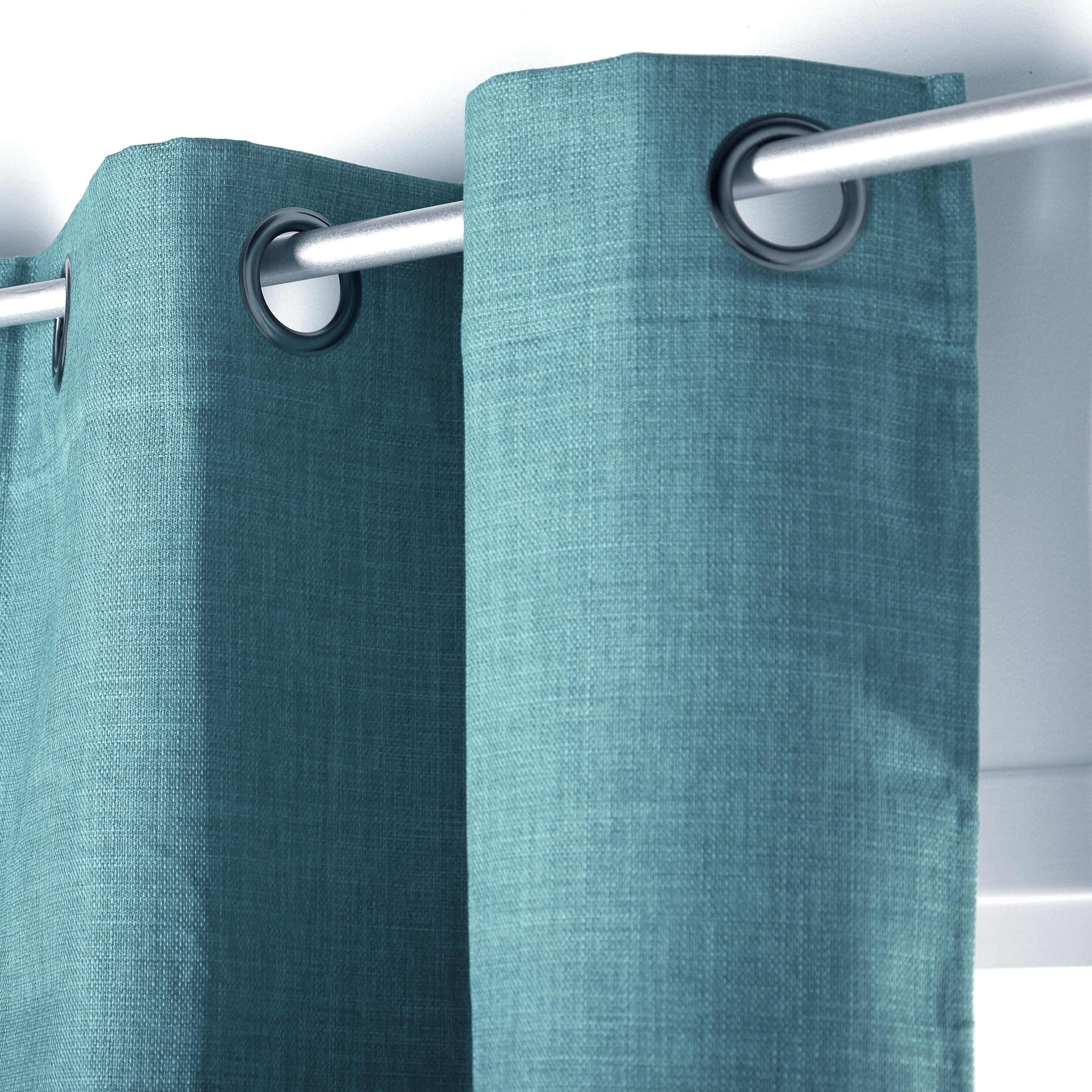 Rideau tamisant, Bella notté bleu l.140 x H.260 cm | Leroy Merlin