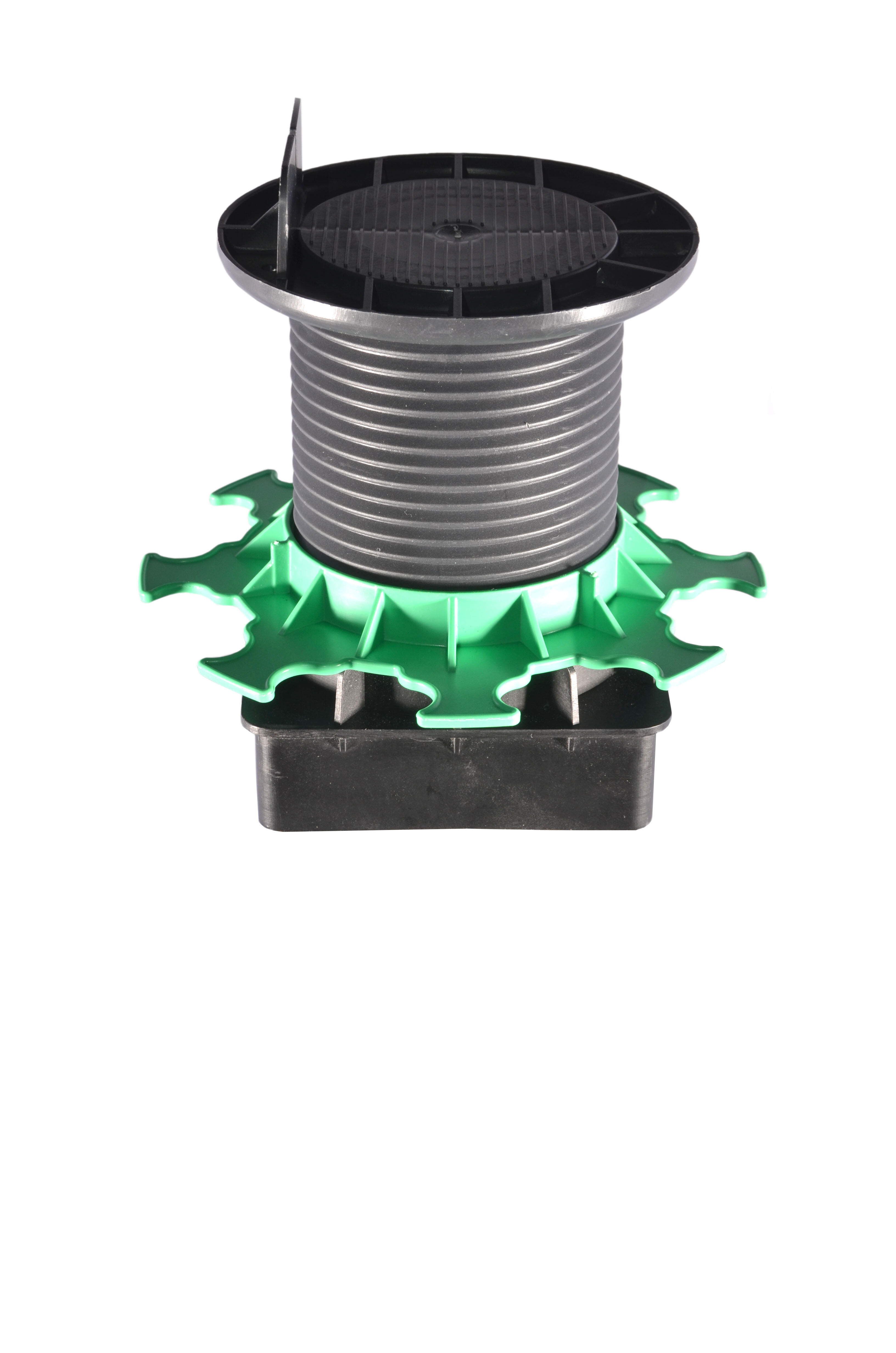 Lot de 10 plots pour ancrage métal 100% Recyclés, ELEVO, H. de 43 à 138 ...