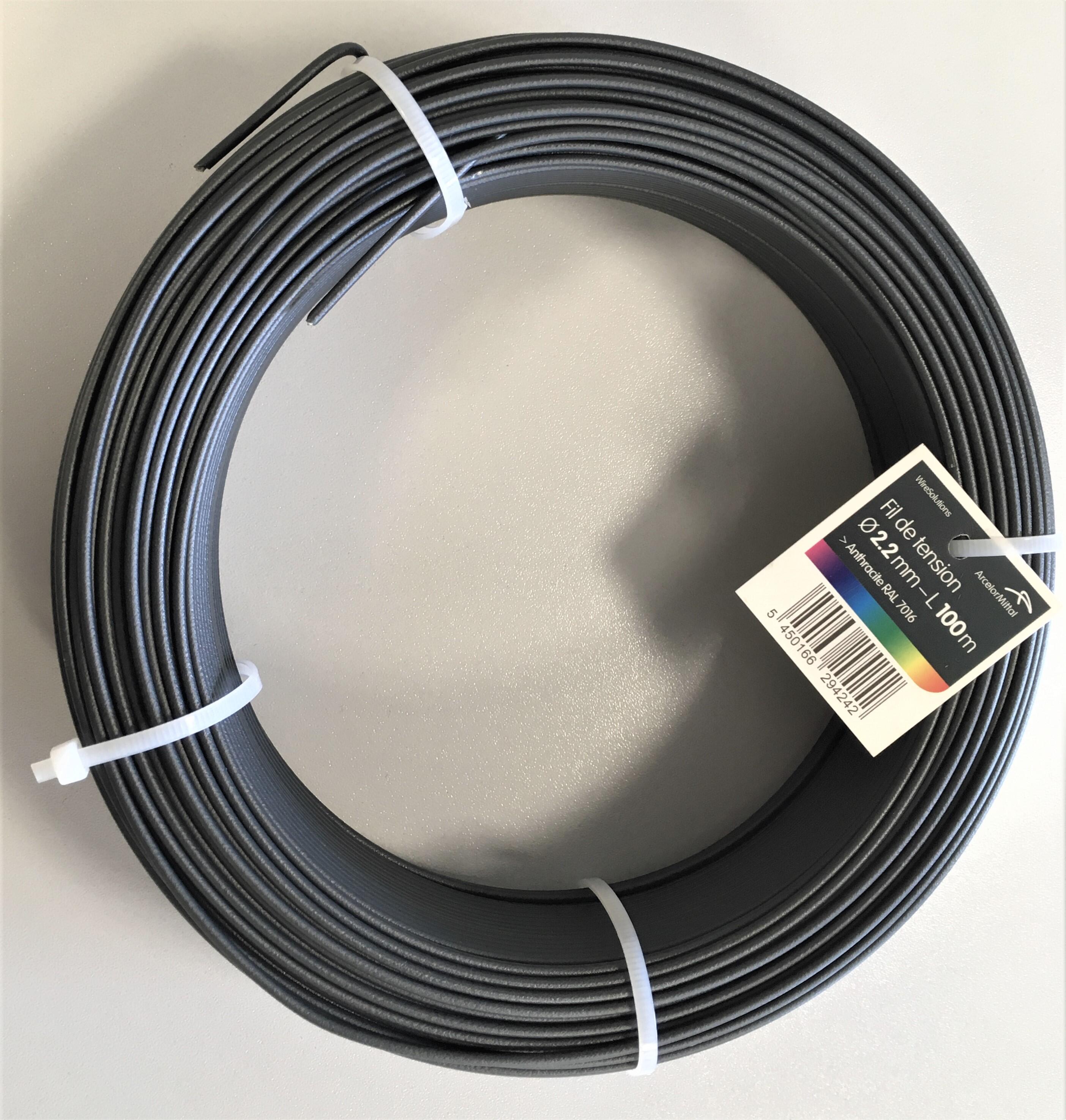 Fil de tension gris 2,2 mm x 100 m | Leroy Merlin
