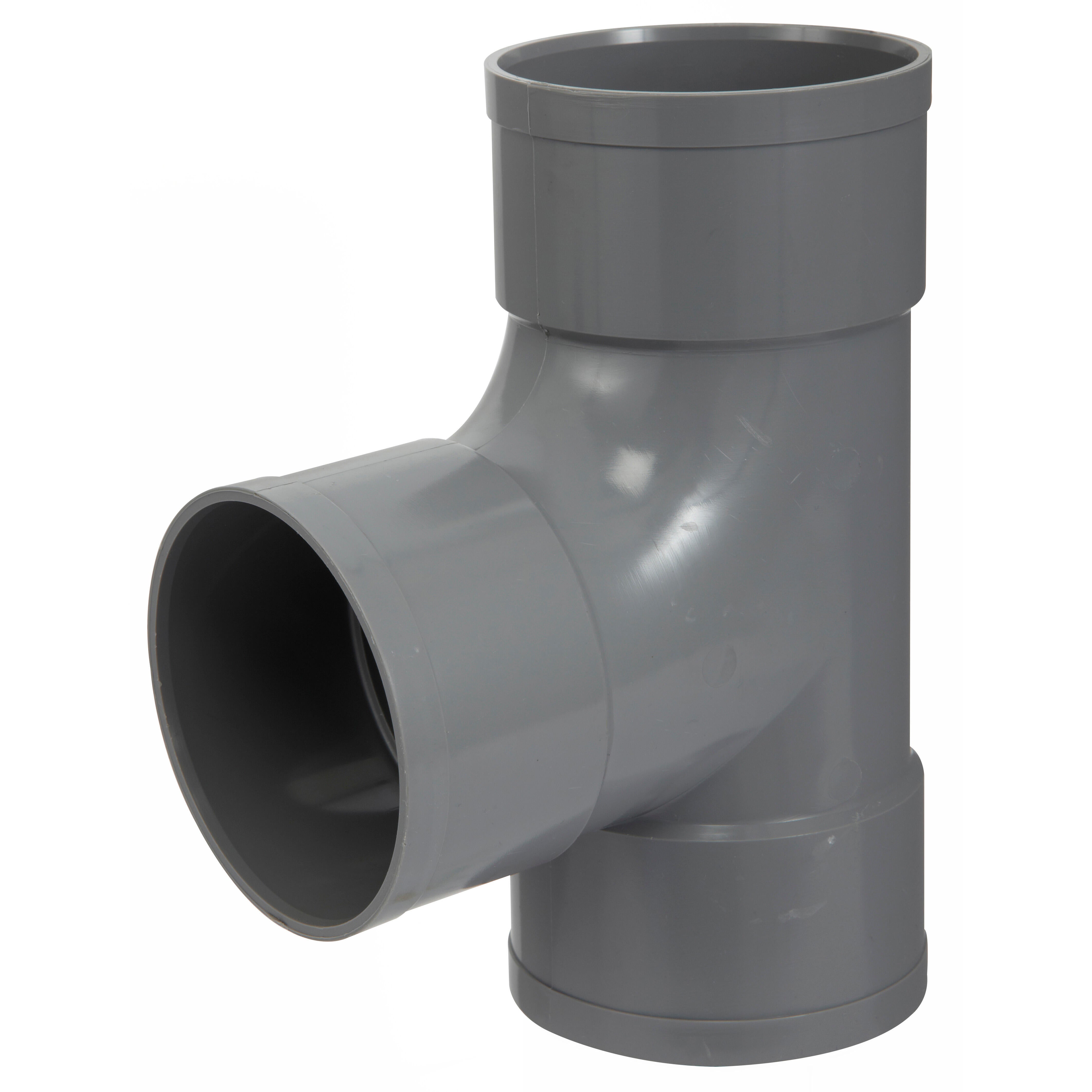 Té 87.30° en pvc à coller, femelle / femelle, D100 | Leroy Merlin