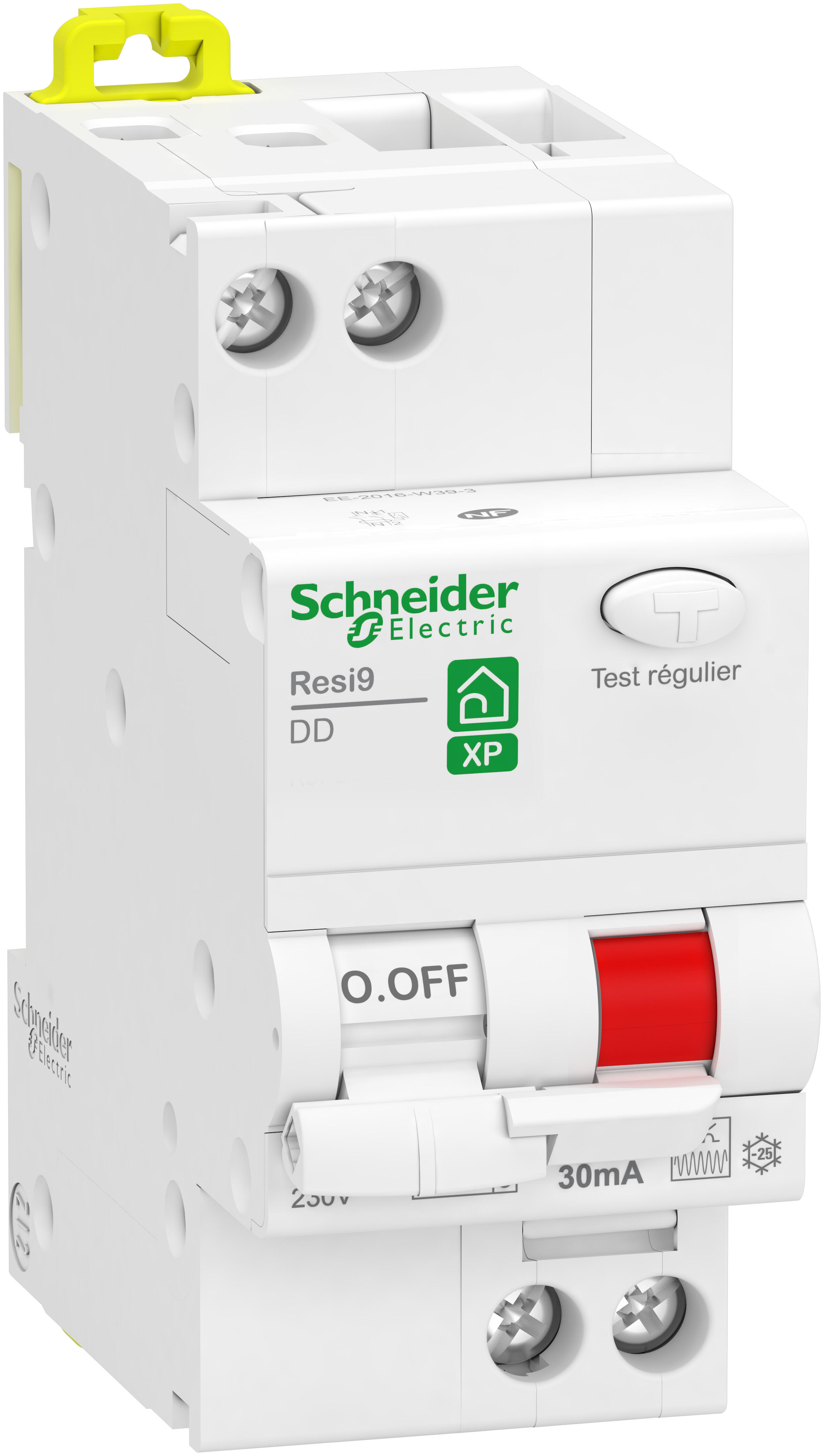 Disjoncteur différentiel 20A 30mA type AC courbe C Resi9 XP, SCHNEIDER ELECTRIC | Leroy Merlin