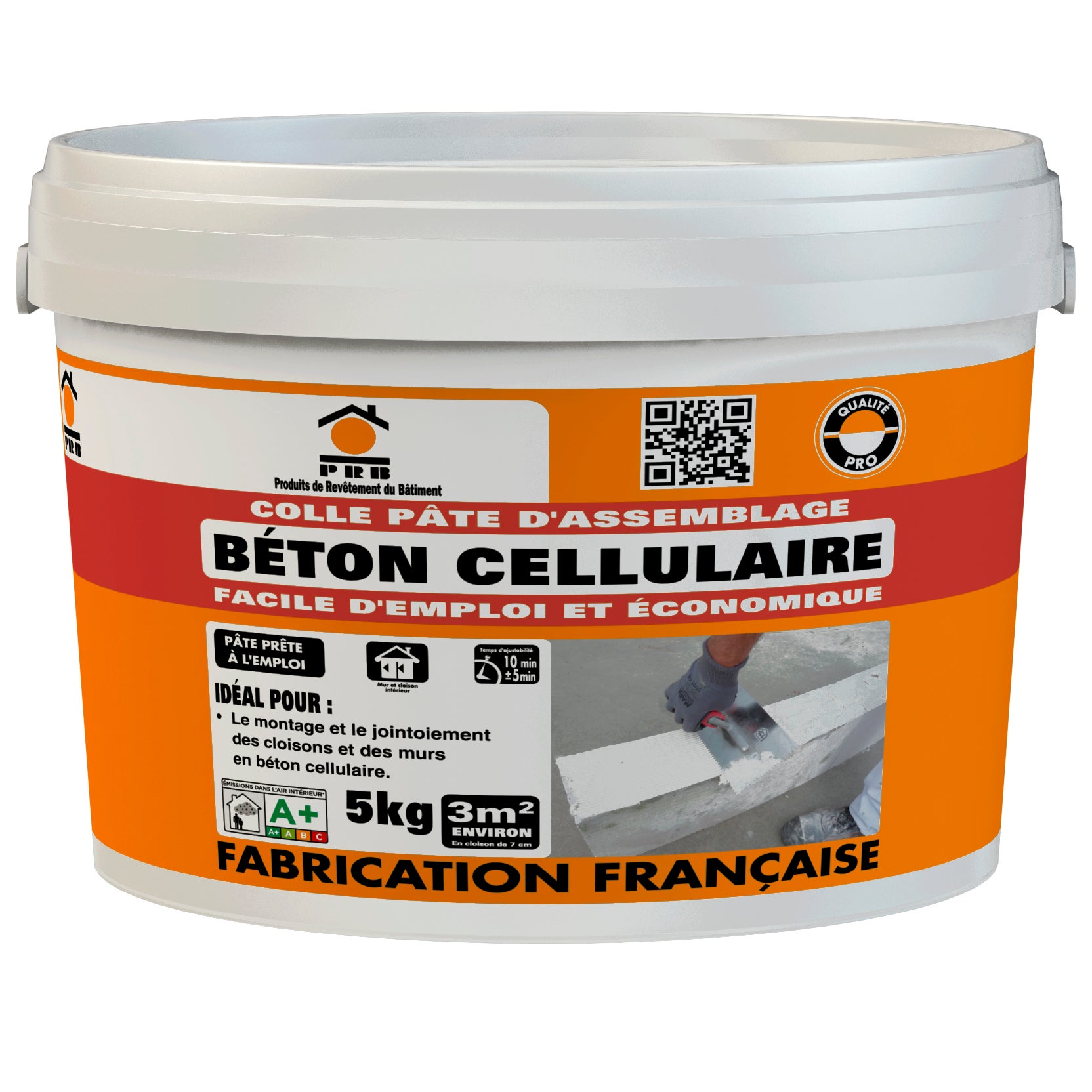 Colle pour béton cellulaire PRB, 5 kg | Leroy Merlin