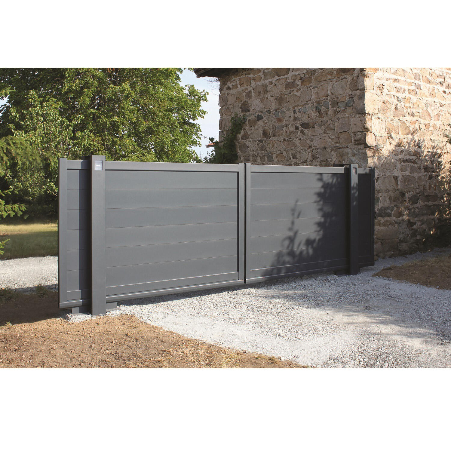 Portail aluminium | Leroy Merlin