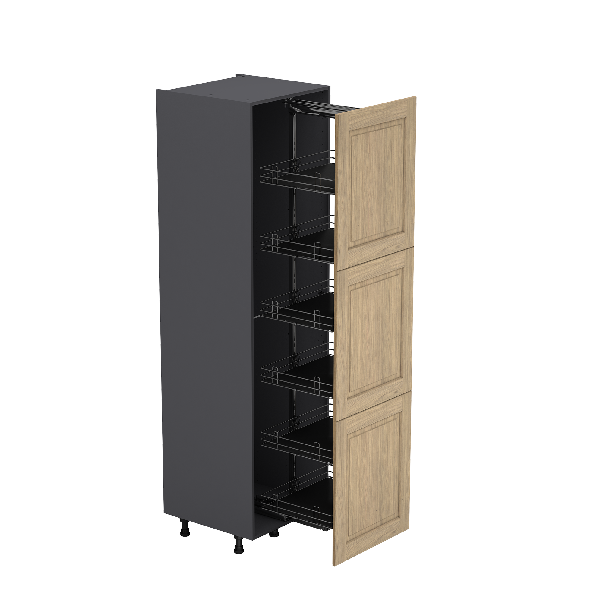 Colonne de cuisine prague chêne 1 porte H215 x l60 | Leroy Merlin