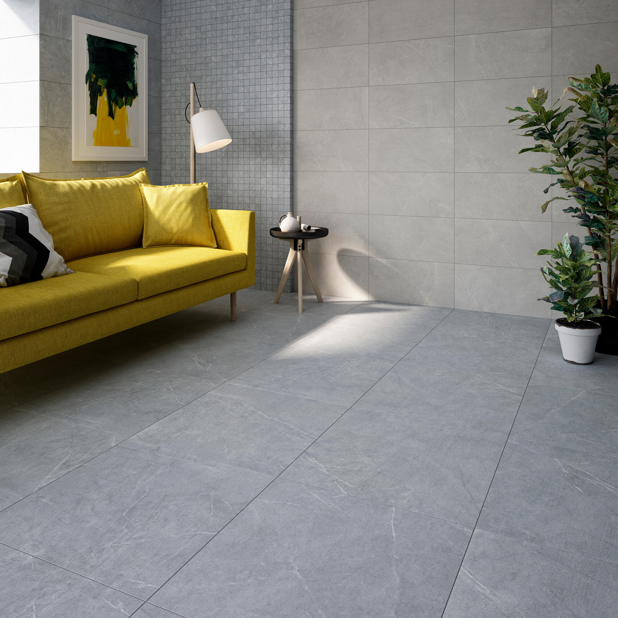 Carrelage mur intérieur/sol intérieur effet pierre dark Master l.60.5 x ...