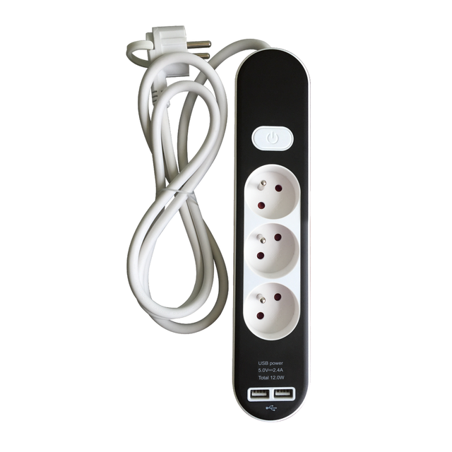 Prise multiprise usb au meilleur prix | Leroy Merlin