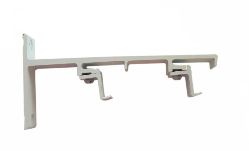 Support simple mur en acier blanc Classic rail, L.100 cm | Leroy Merlin