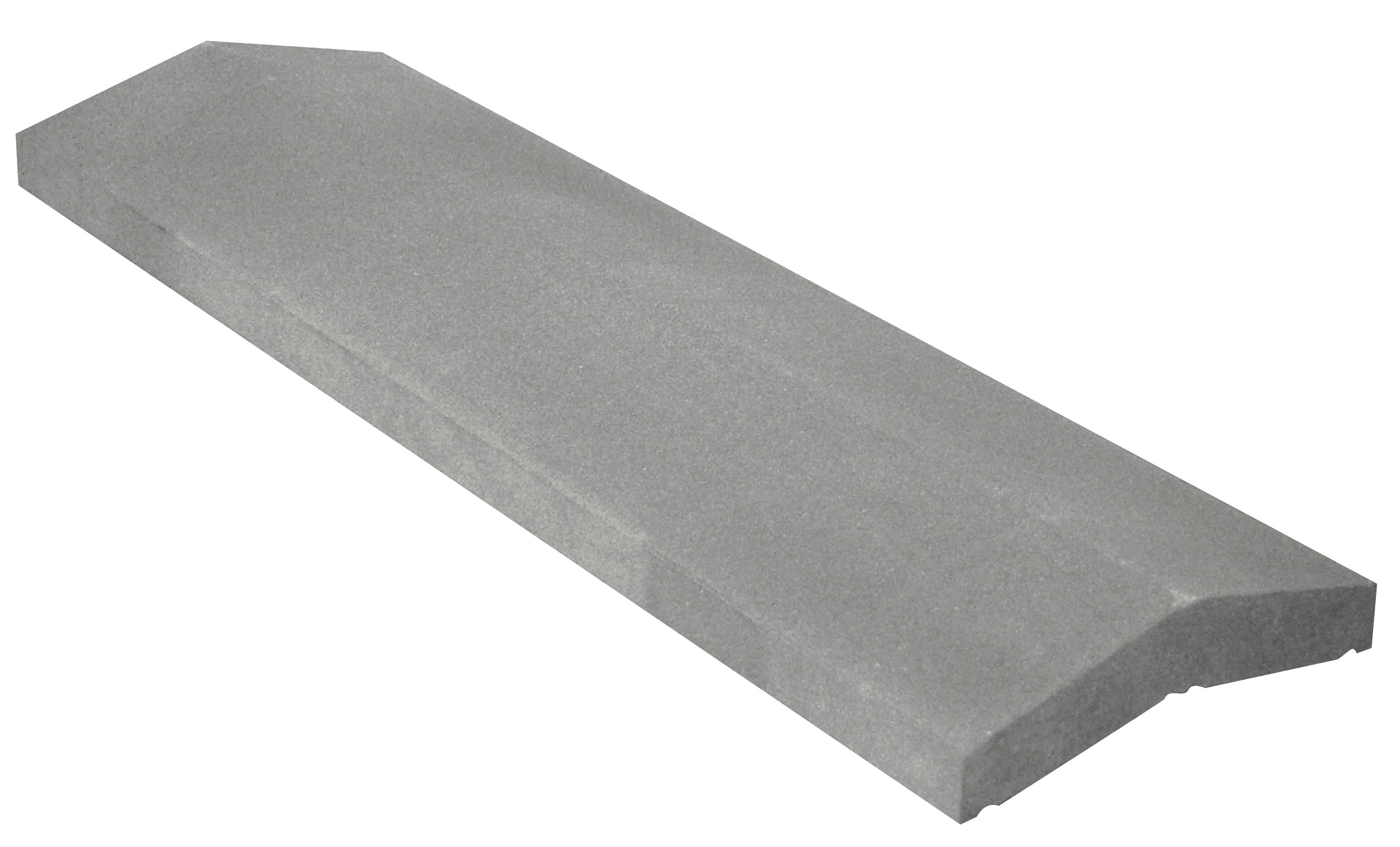 Couvre-mur 2 pans Classique lisse gris, H.3 x l.25 x P.99 cm | Leroy Merlin