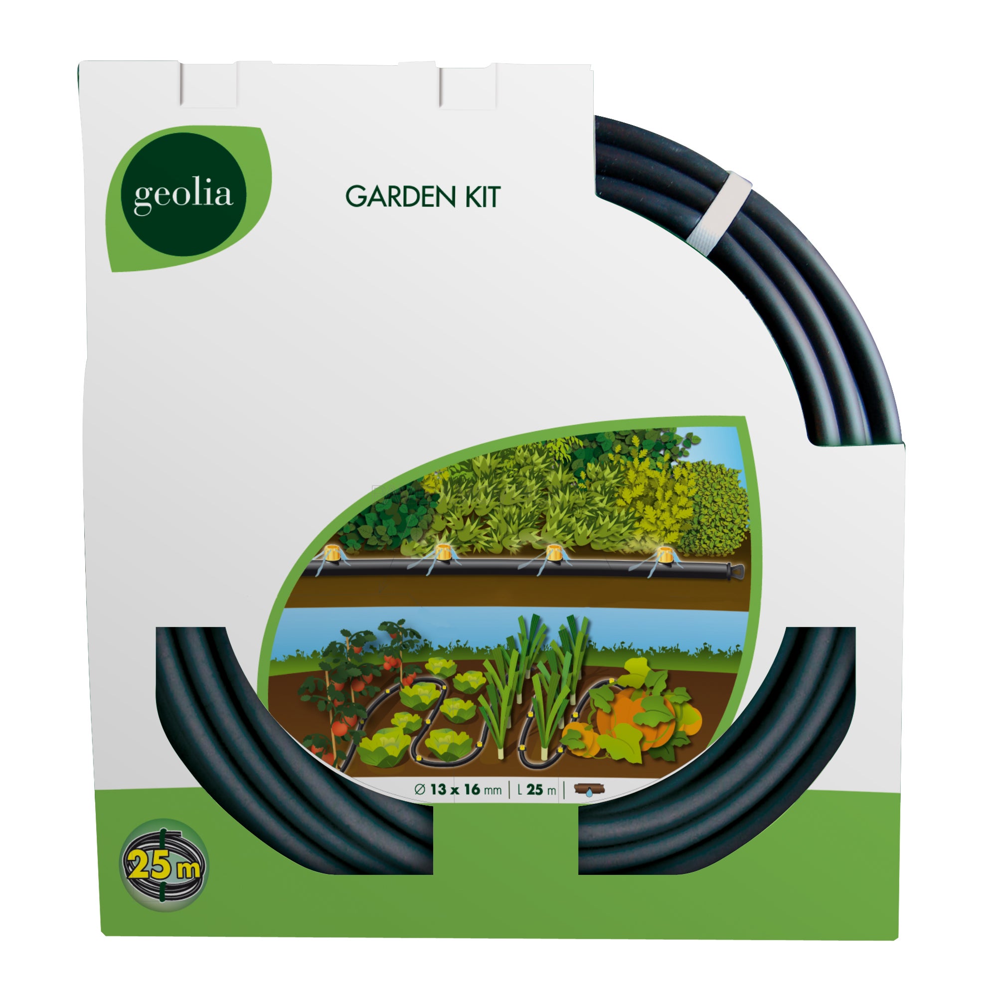 Kit d'arrosage goutte-à-goutte GEOLIA Geo4060 L.25 m Diam..13 mm ...
