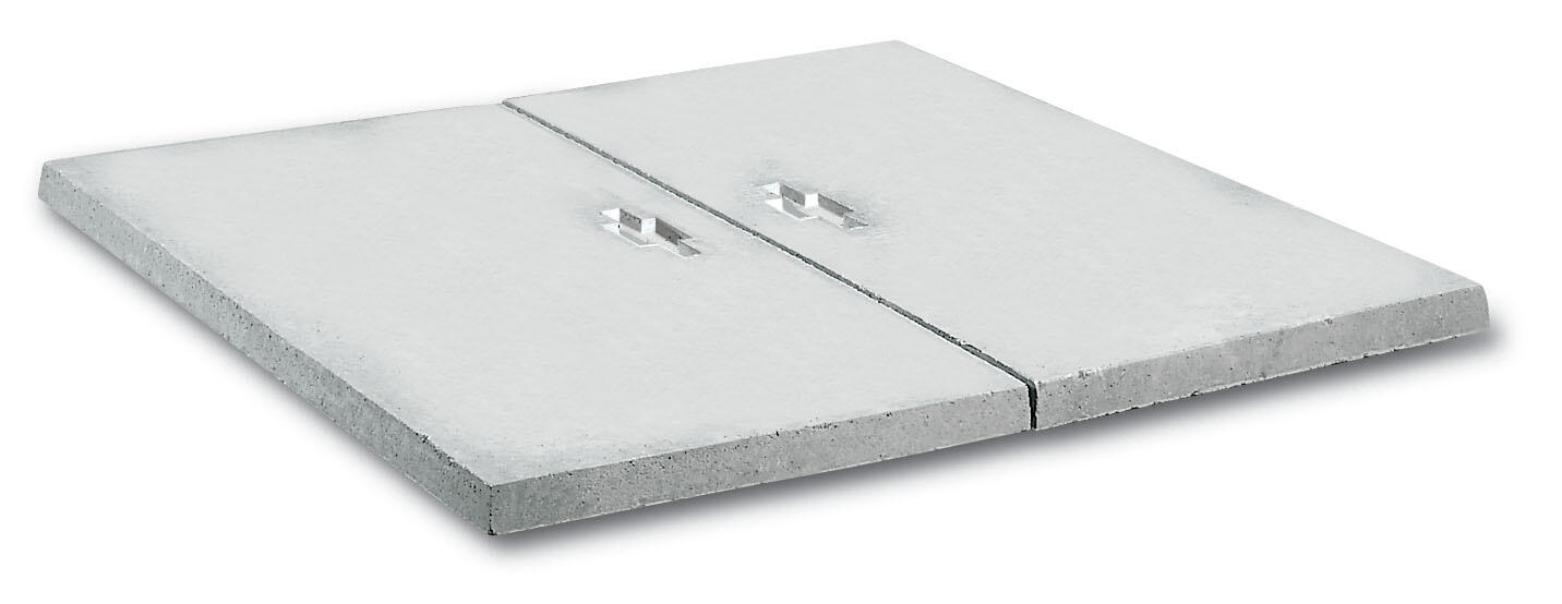 Couvercle pour abri béton gris LEGOUEZ, L.80 x l.80 cm | Leroy Merlin