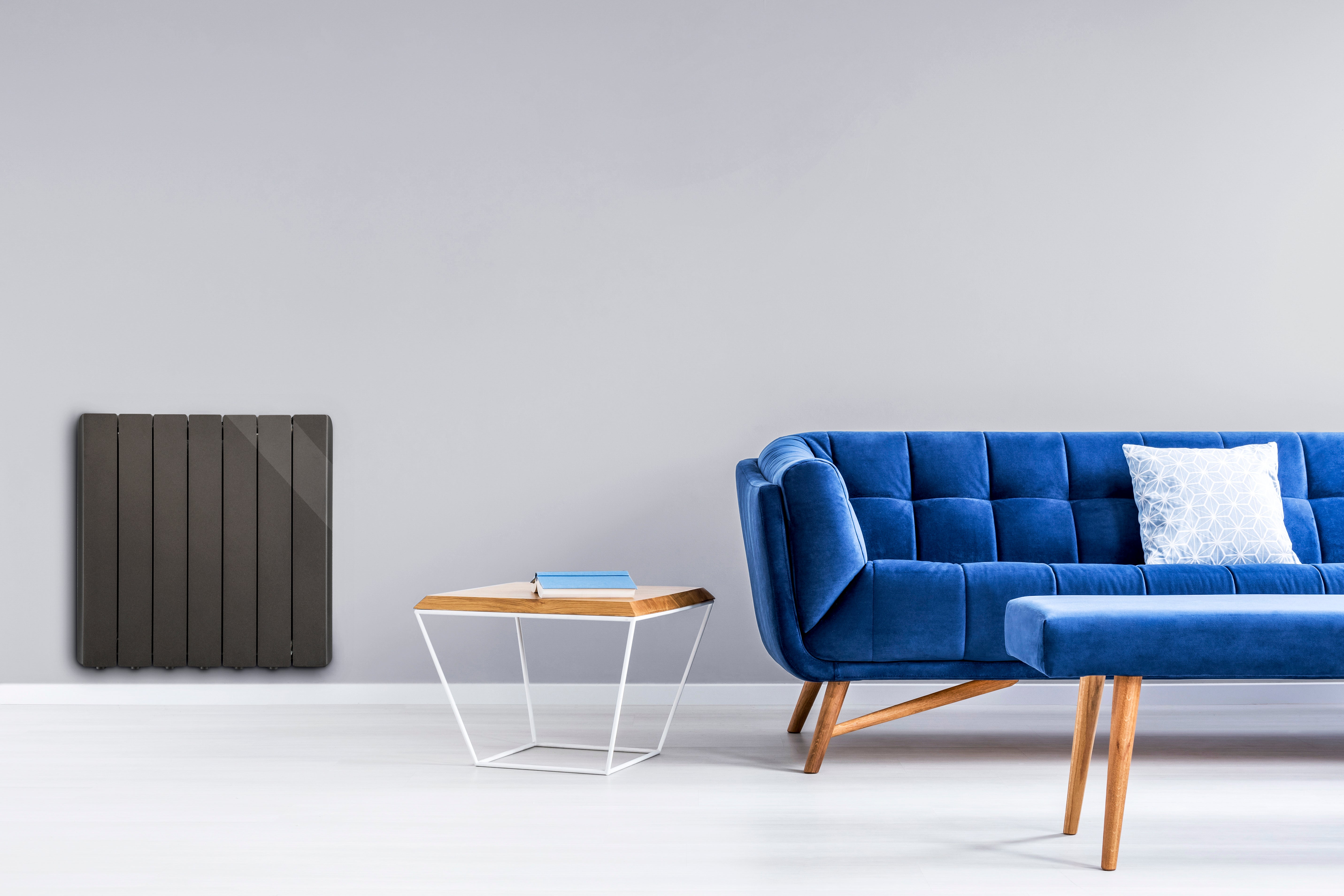 Radiateur électrique inertie fluide EQUATION 1000W l59.7xH57.4 Alidea 2 ...