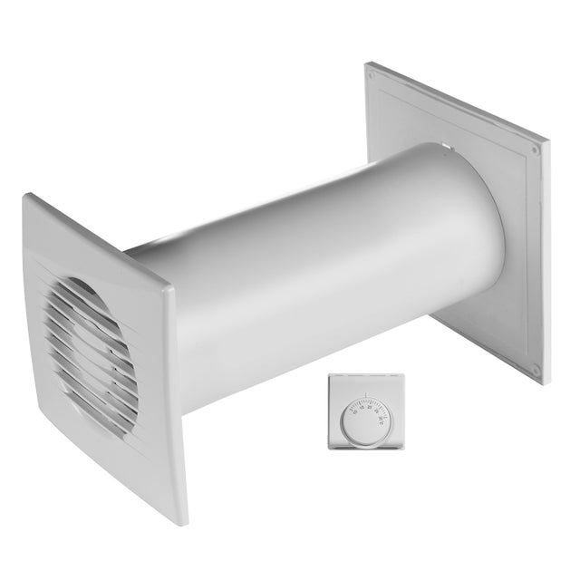 Extracteur d air chaud avec thermostat au meilleur prix | Leroy Merlin