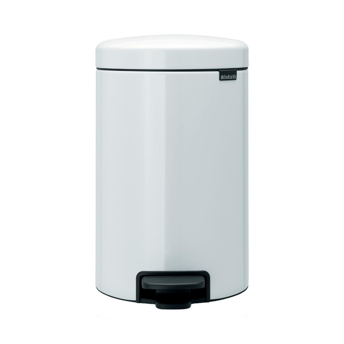 Cestino da bagno a pedale new icon BRABANTIA bianco 12 L in acciaio ...