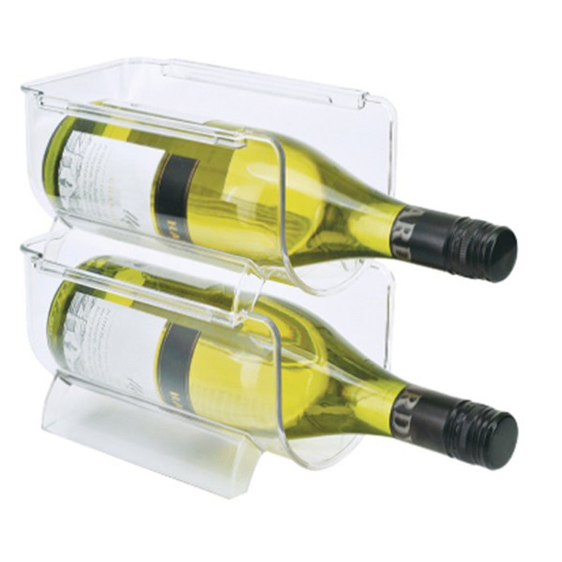 Support plastique pour bouteilles l.20.5 x P.10.5 x H.11.5 cm | Leroy ...