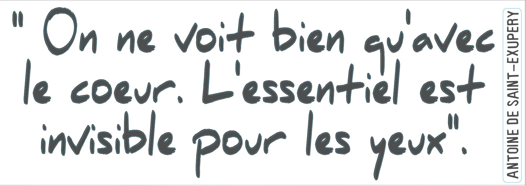 Sticker On ne voit bien 24 cm x 68 cm | Leroy Merlin