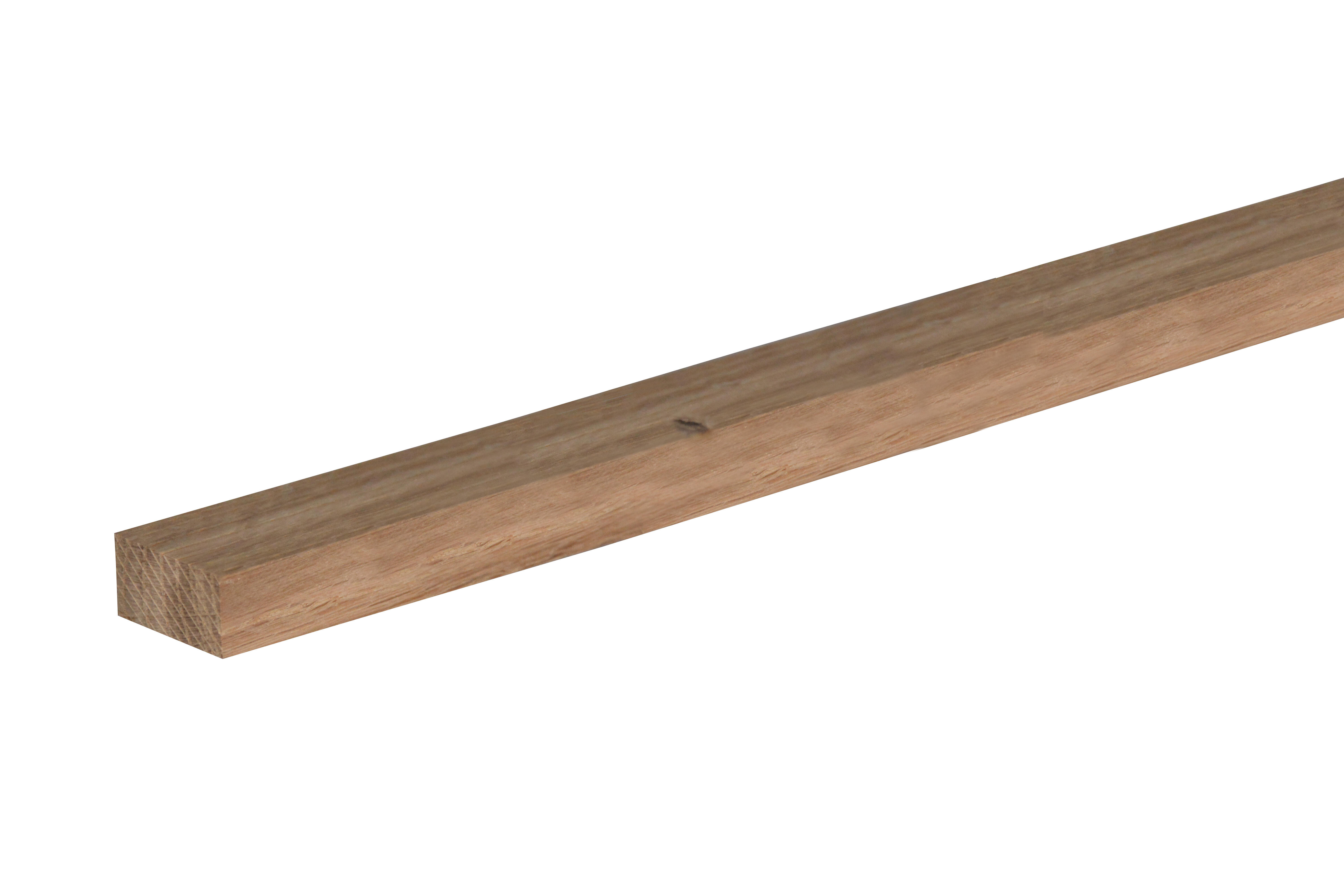 Tasseau chêne petits noeuds raboté, 15 x 30 mm, L. +/- 2 m | Leroy Merlin