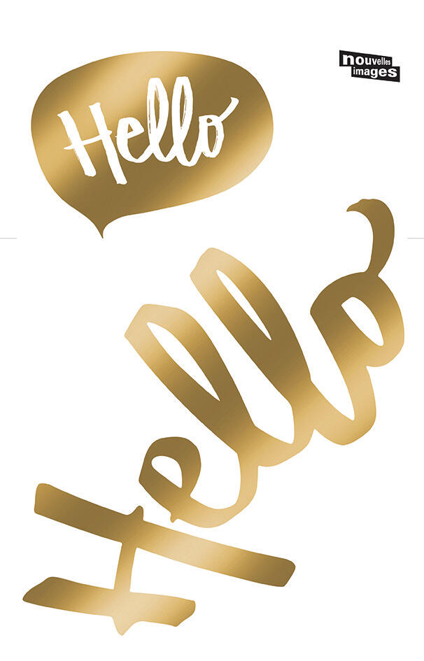 Sticker Hello 24 cm x 36 cm | Leroy Merlin