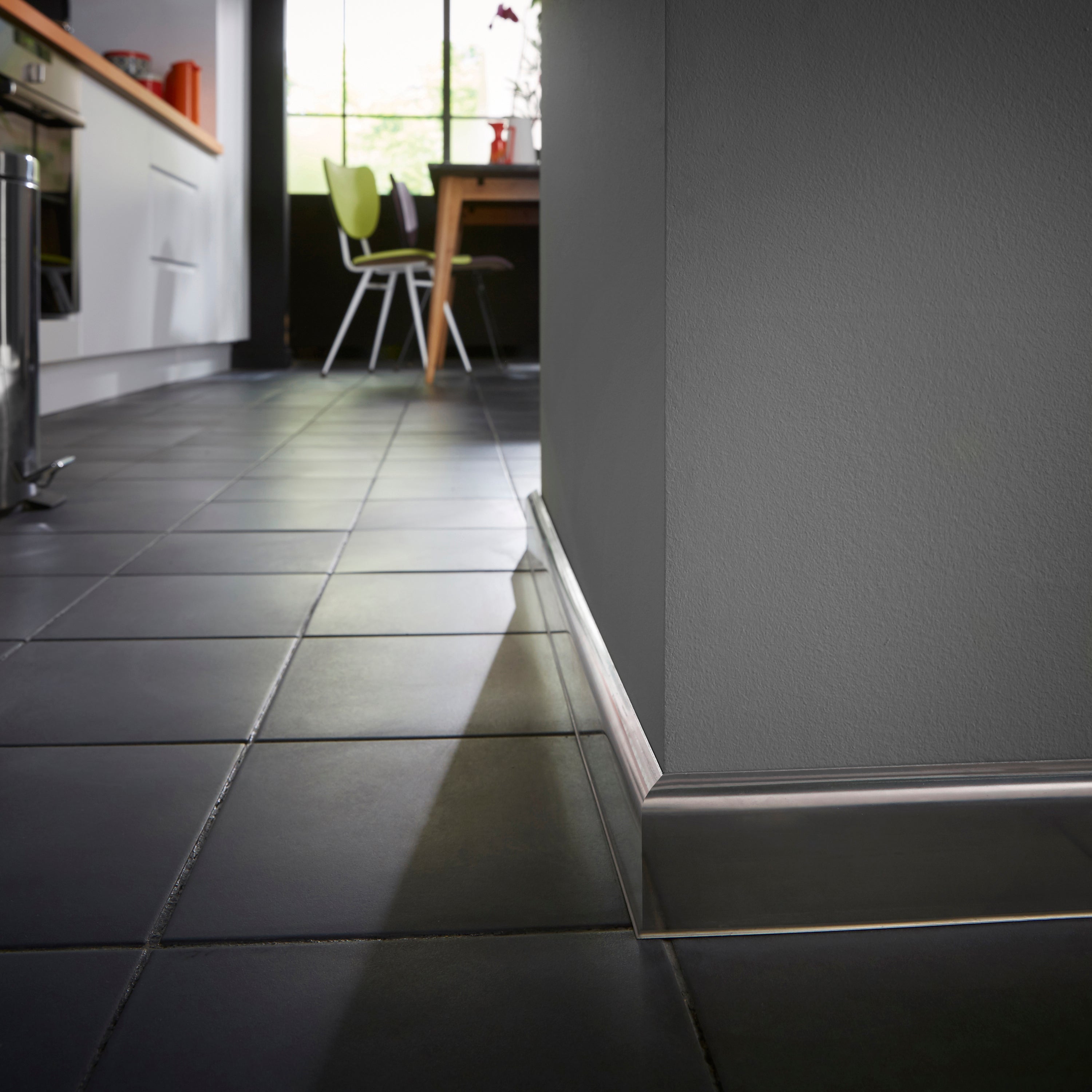 Plinthe Inox, 15 x 60 mm, L.2.5 m | Leroy Merlin