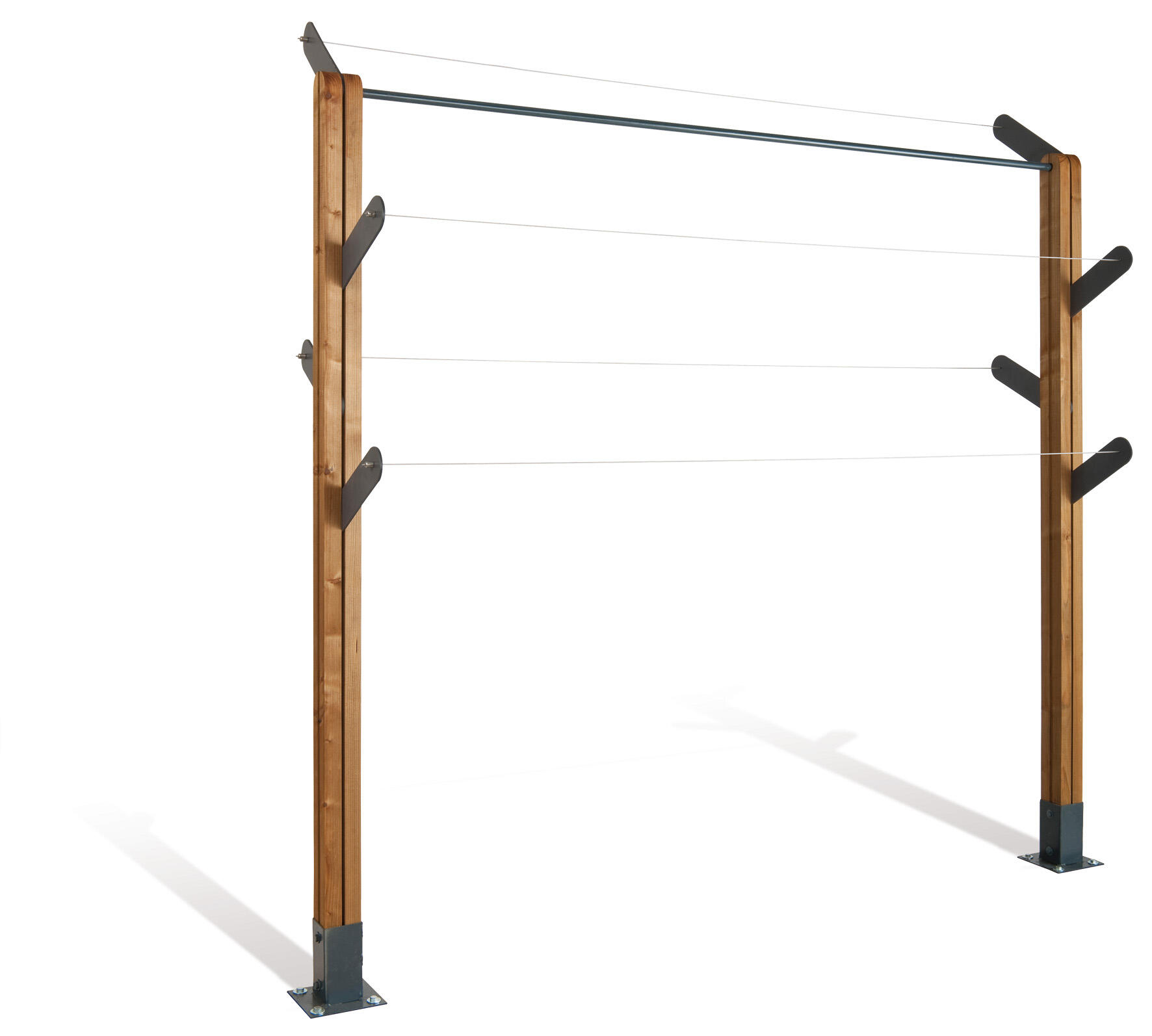 Etendoir à linge de jardin Kaktus BURGER L. 180 x H. 178 cm | Leroy Merlin