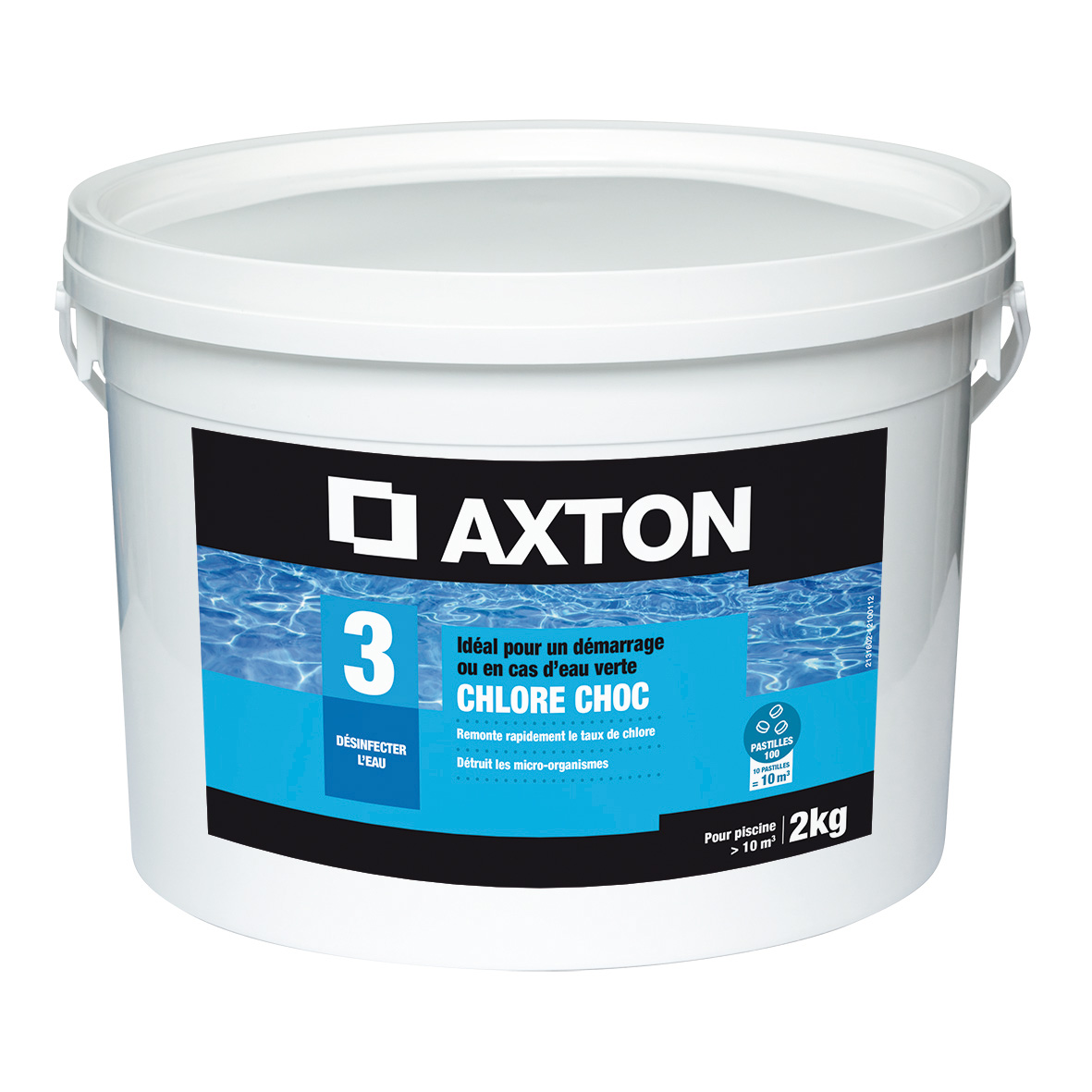 Chlore choc piscine AXTON, pastille 2 kg | Leroy Merlin