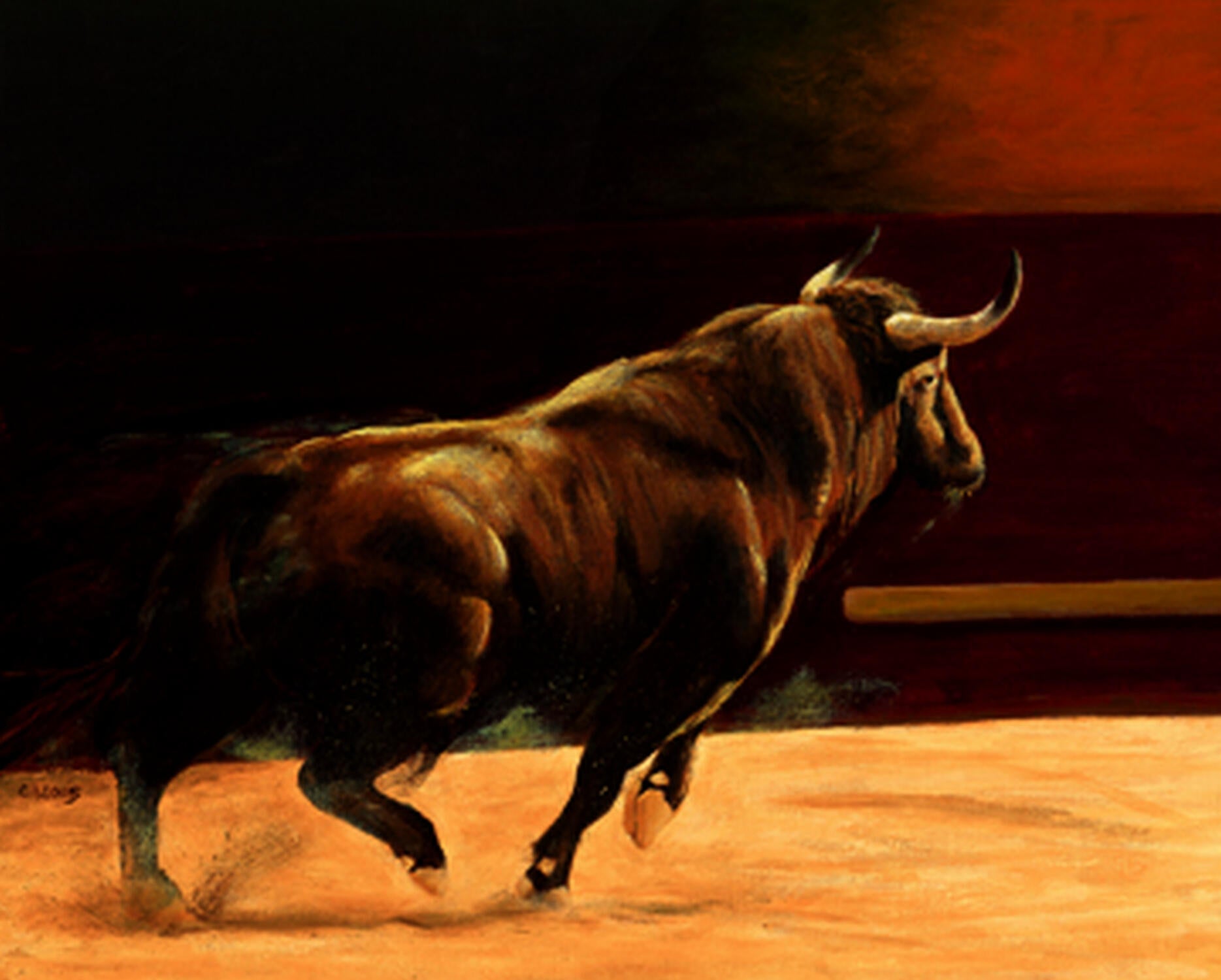 Affiche La charge, marron l.30 x H.24 cm | Leroy Merlin