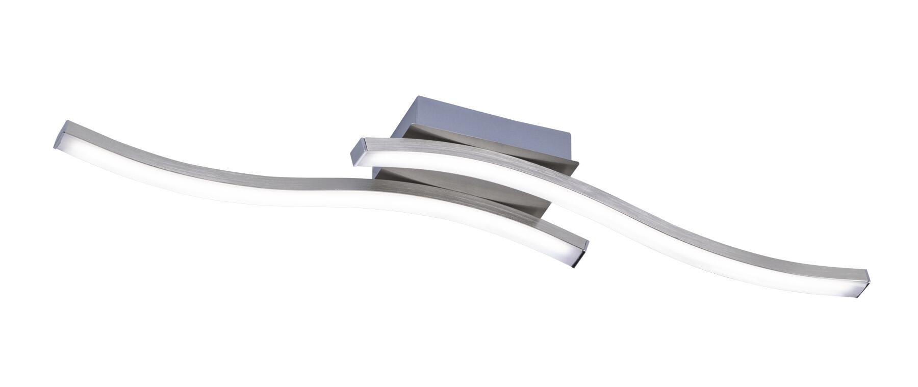 Plafoniera LED moderno Route, argento56 cm, luce calda, 500 lumen ...