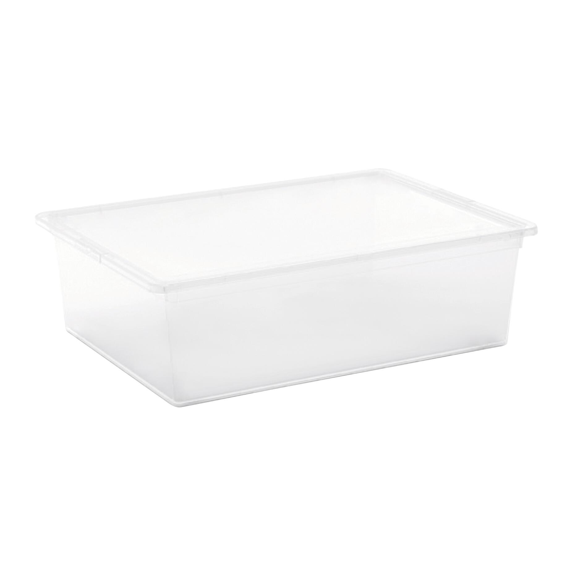 Contenitore C-Box L L 55 x H 16.5 x P 38.5 cm trasparente | Leroy Merlin