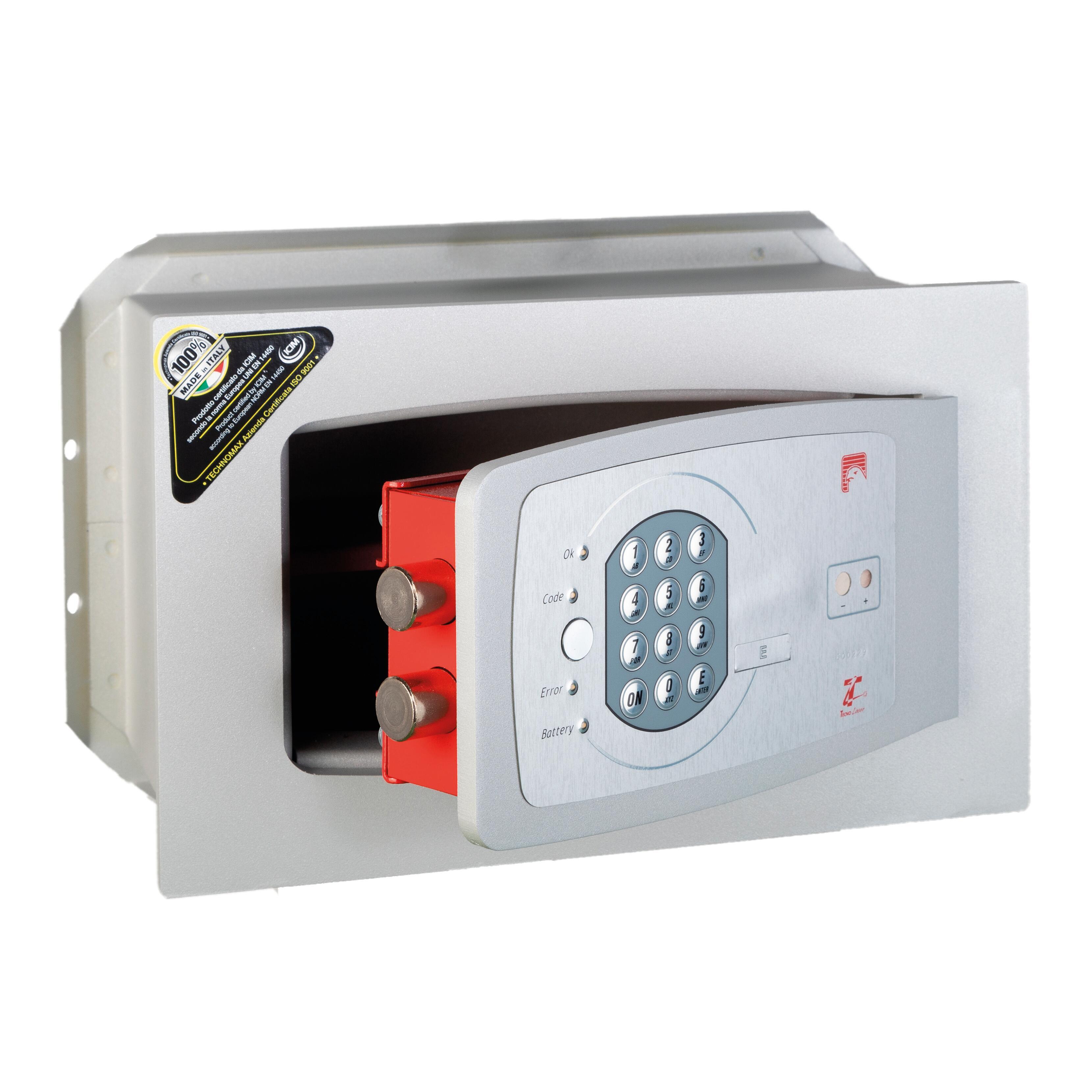 Cassaforte con codice elettronico TECHNOMAX NT/3AT a incasso L 34 x H ...