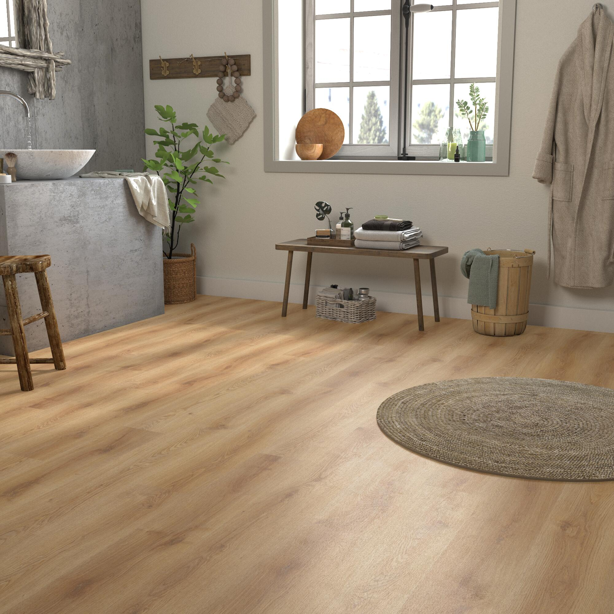 Lame PVC clipsable forte ARTENS Kinerma bois naturel | Leroy Merlin