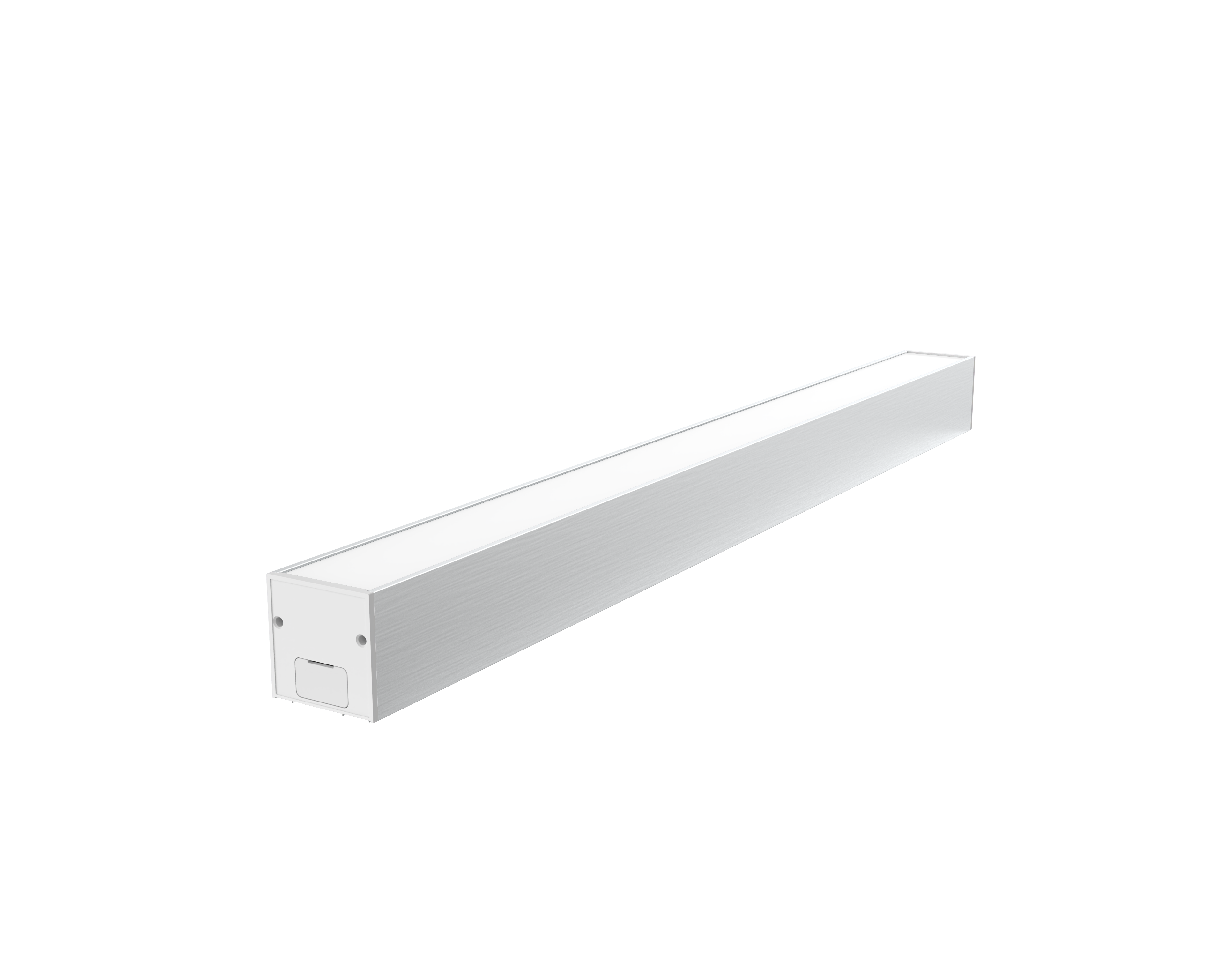 Plafoniera LED moderno Slimline, argento 4x50 cm, luce naturale, 800 ...