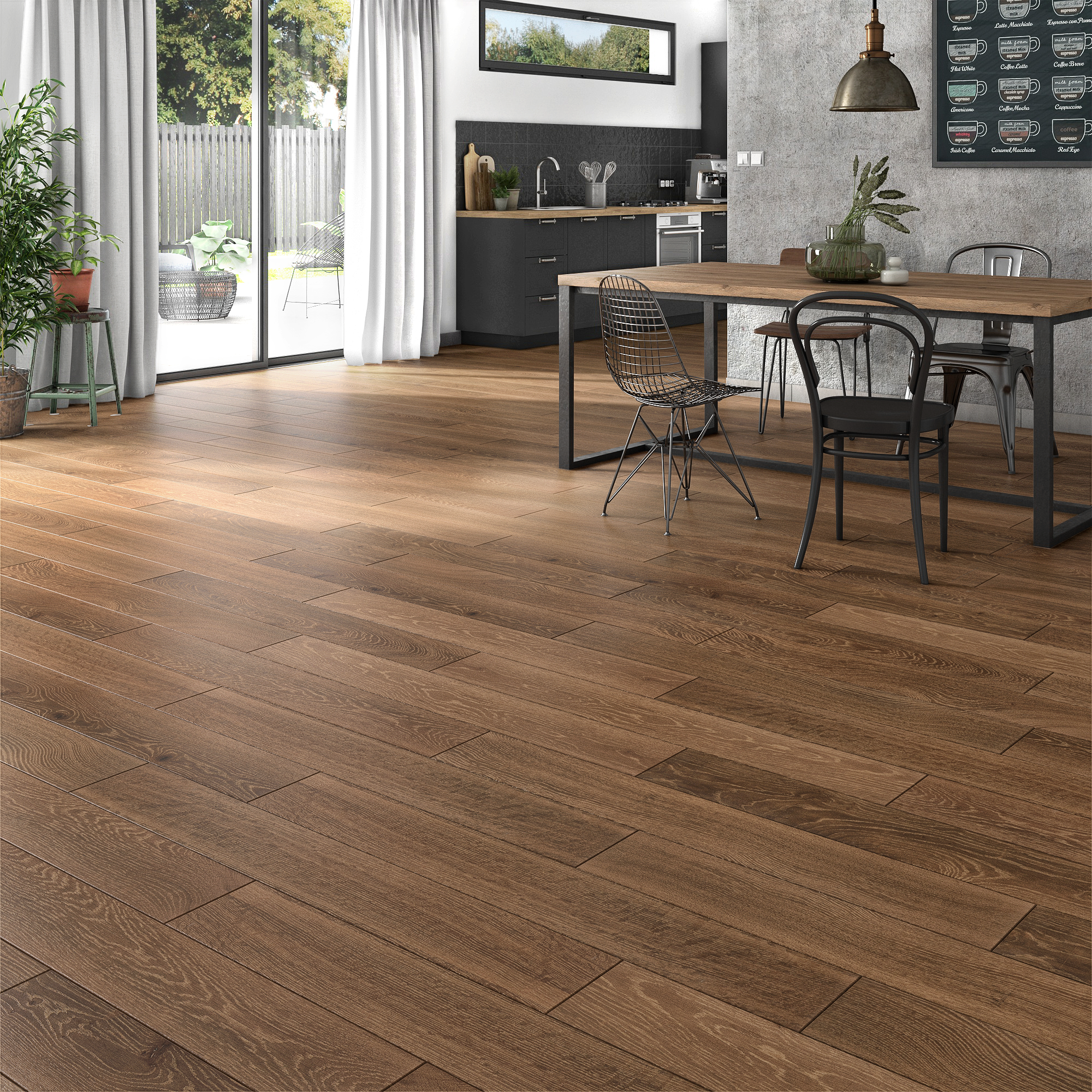Parquet multistrato XL in rovere irlandese vetrificato family sp. 14/3 ...