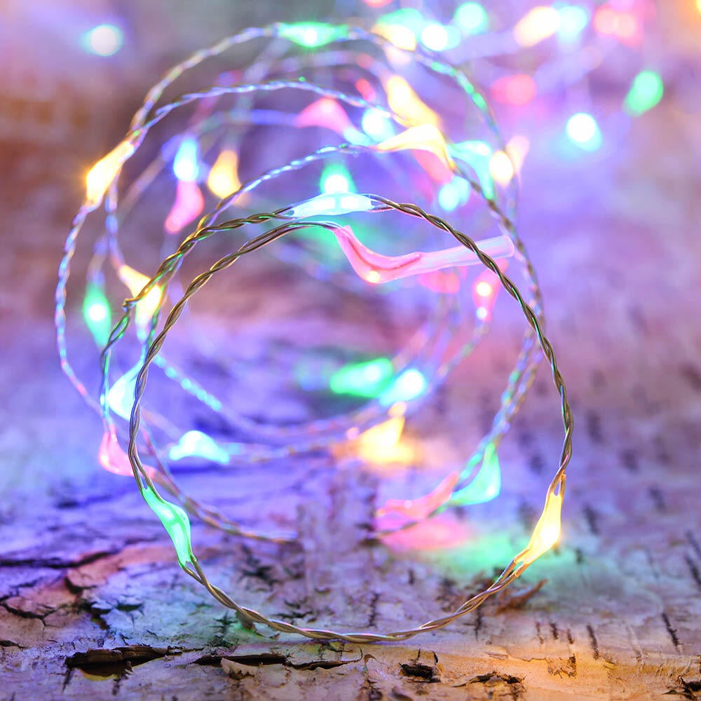 GUIRLANDE MICRO LED 15M MULTI | Leroy Merlin