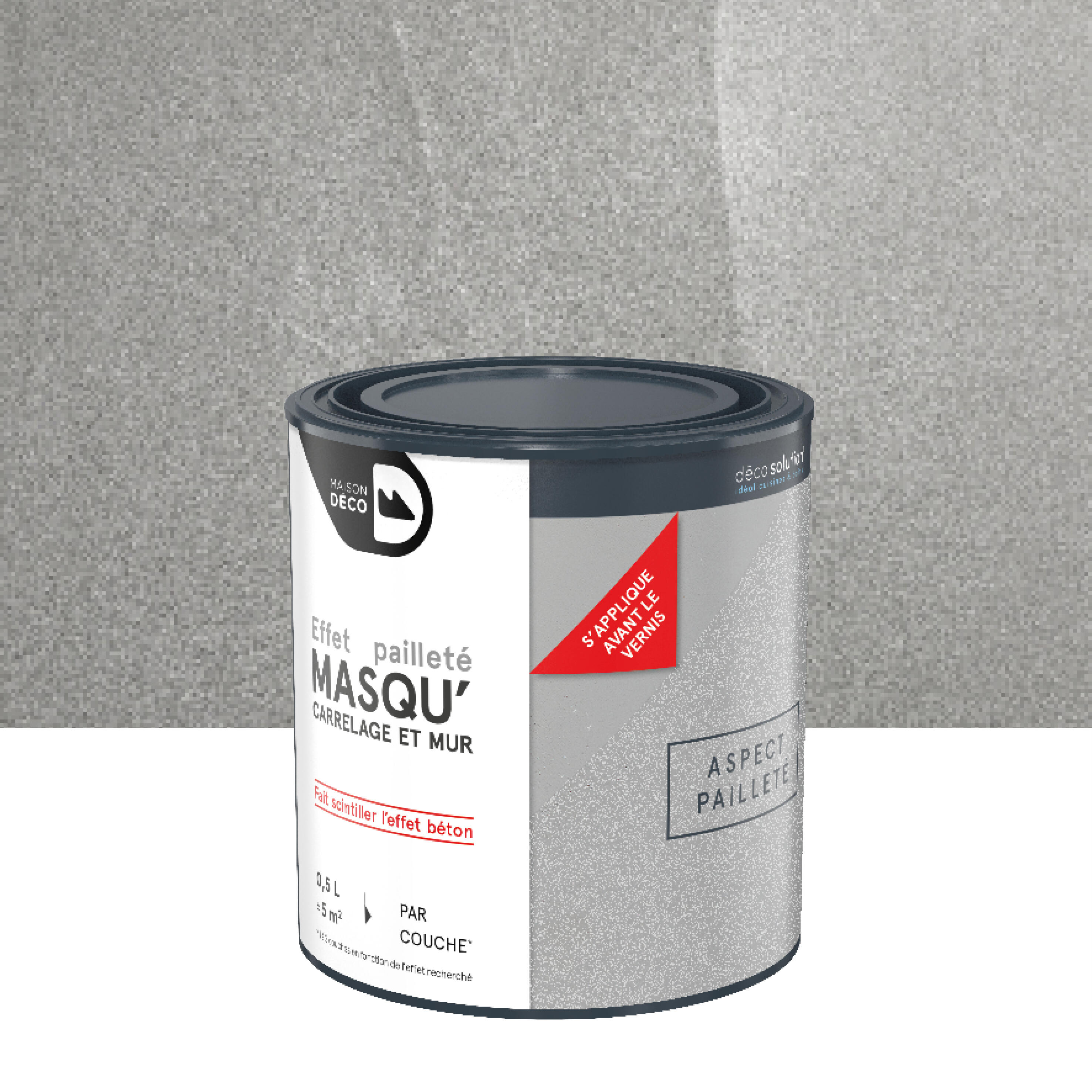 Finition Masqu'carrelage, MAISON DECO, pailleté brillant, 0.5 l | Leroy ...