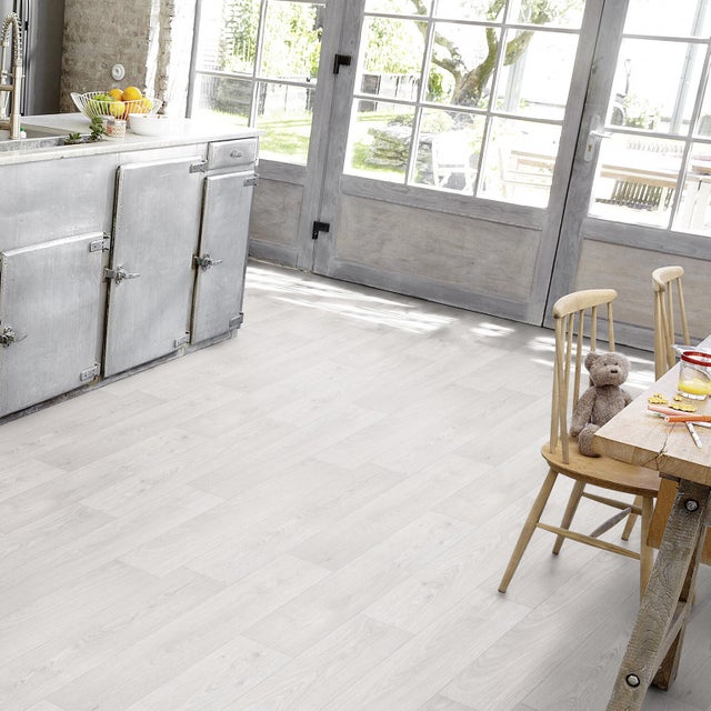 Lino Imitation Parquet Gris