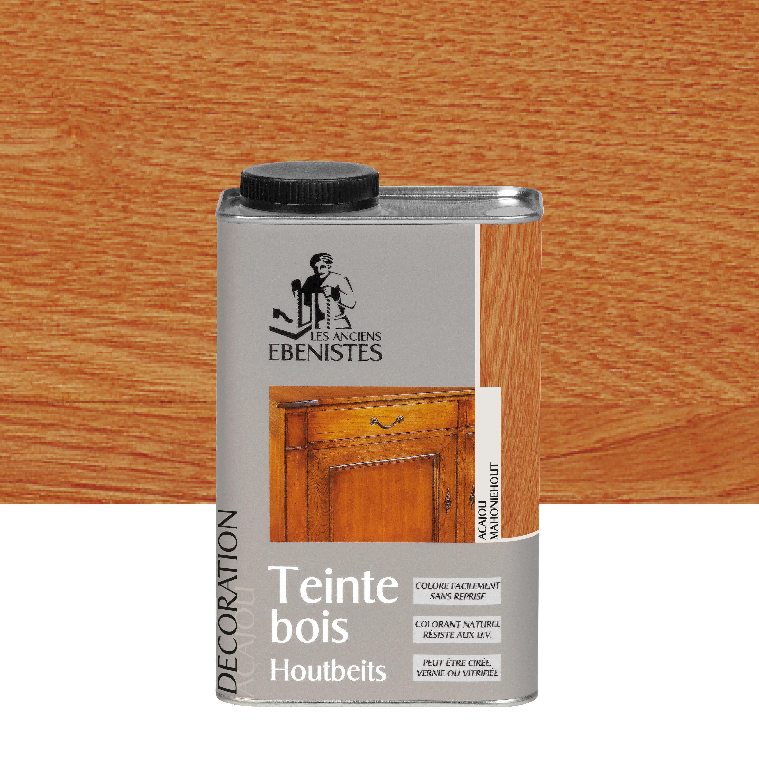 Teinte Bois LES ANCIENS EBENISTES, acajou, 950 ml | Leroy Merlin